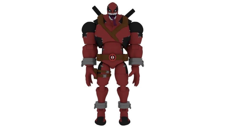Venompool Action figure 3D model 3D printable | CGTrader