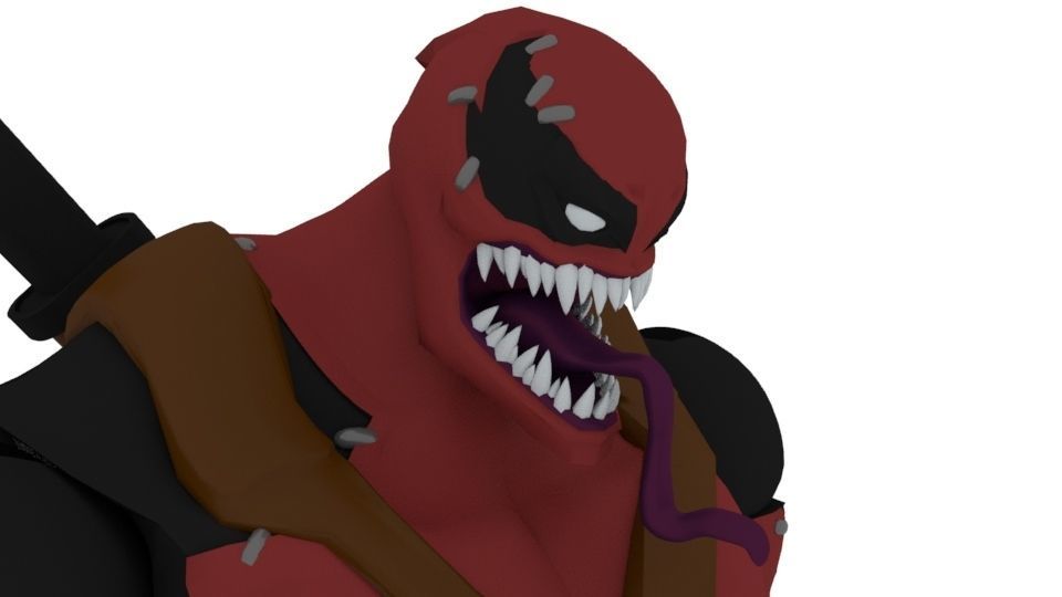 Venompool Action figure 3D model 3D printable | CGTrader