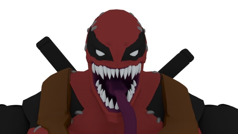 Venompool Action figure 3D model 3D printable | CGTrader