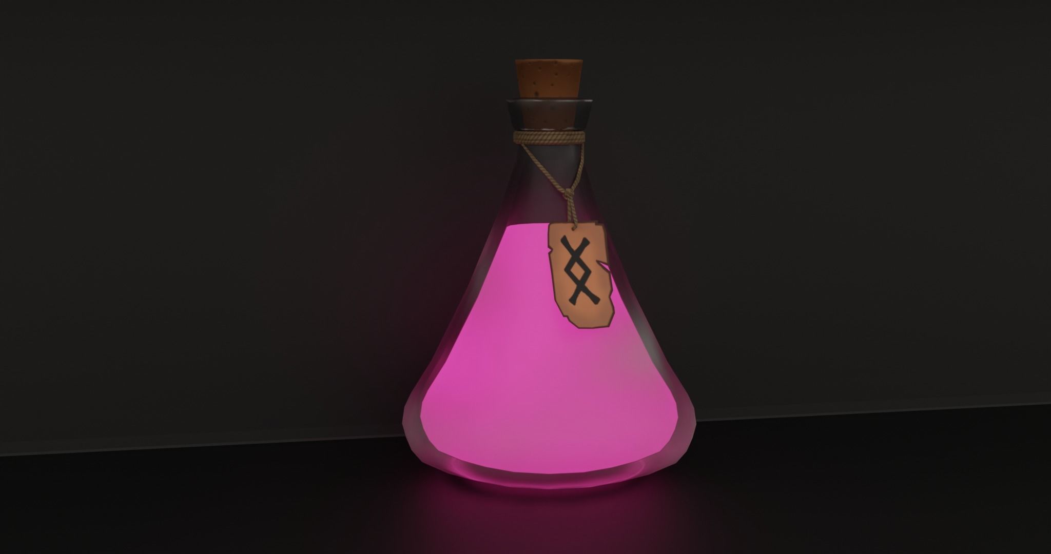 3D model Magic Potions - Game Ready VR / AR / low-poly | CGTrader