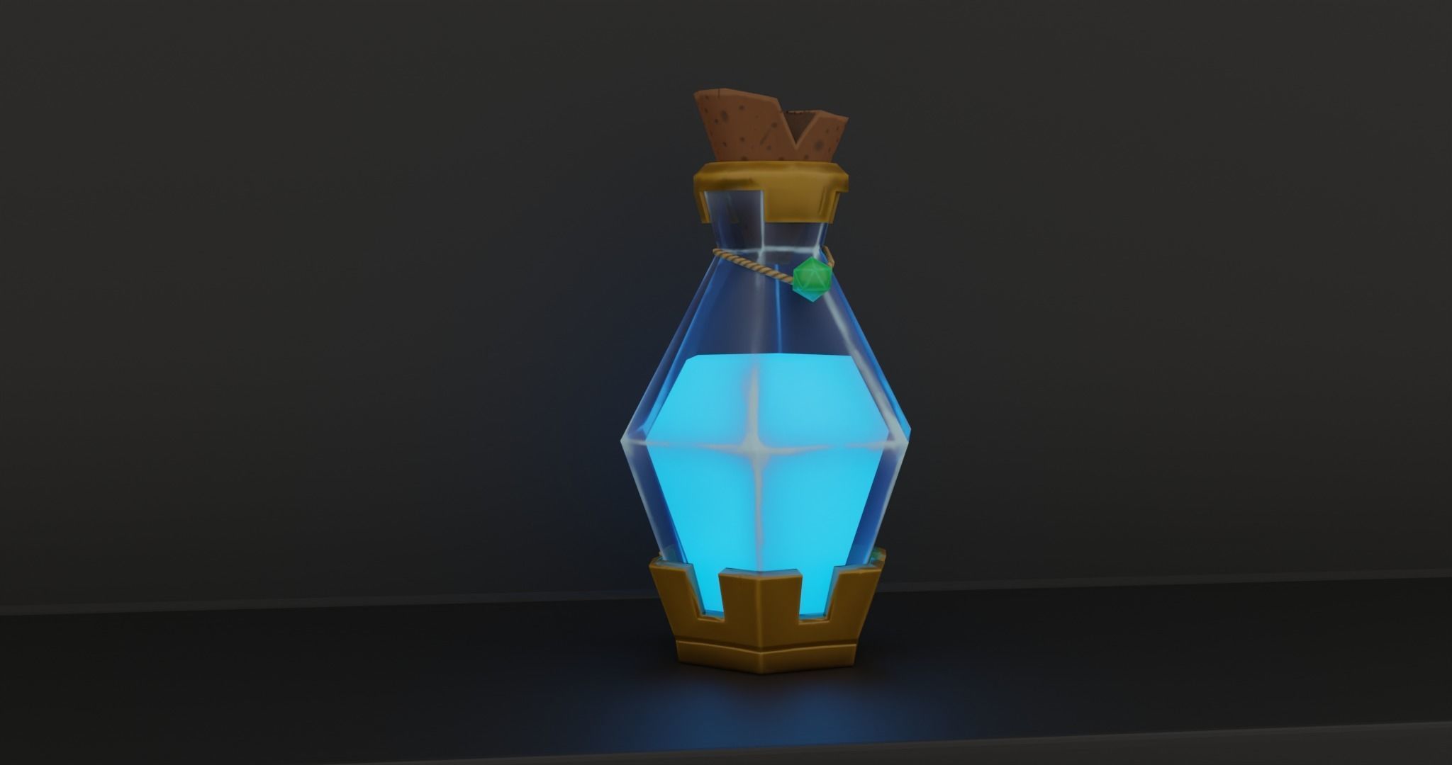 3D model Magic Potions - Game Ready VR / AR / low-poly | CGTrader