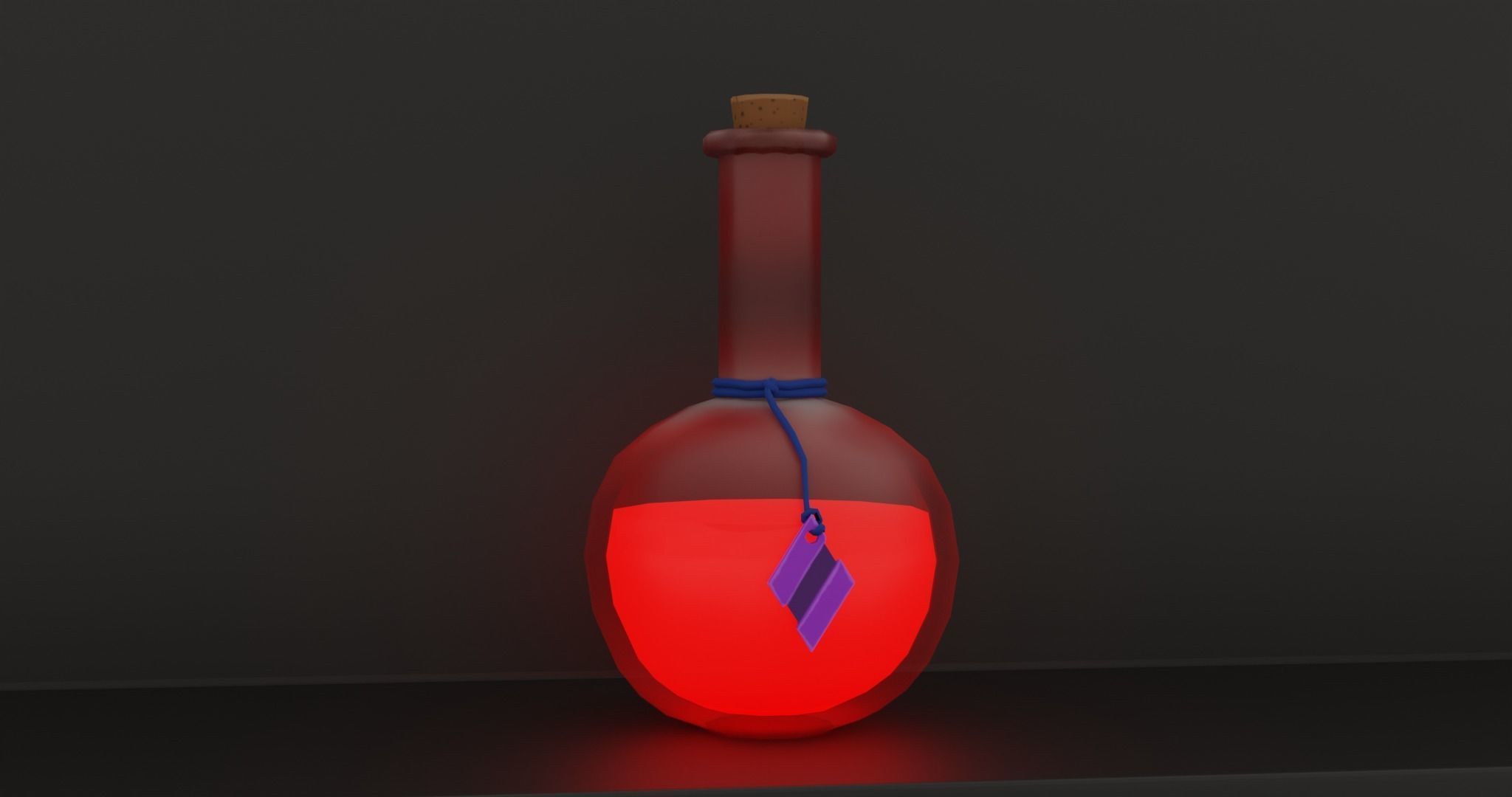3D model Magic Potions - Game Ready VR / AR / low-poly | CGTrader