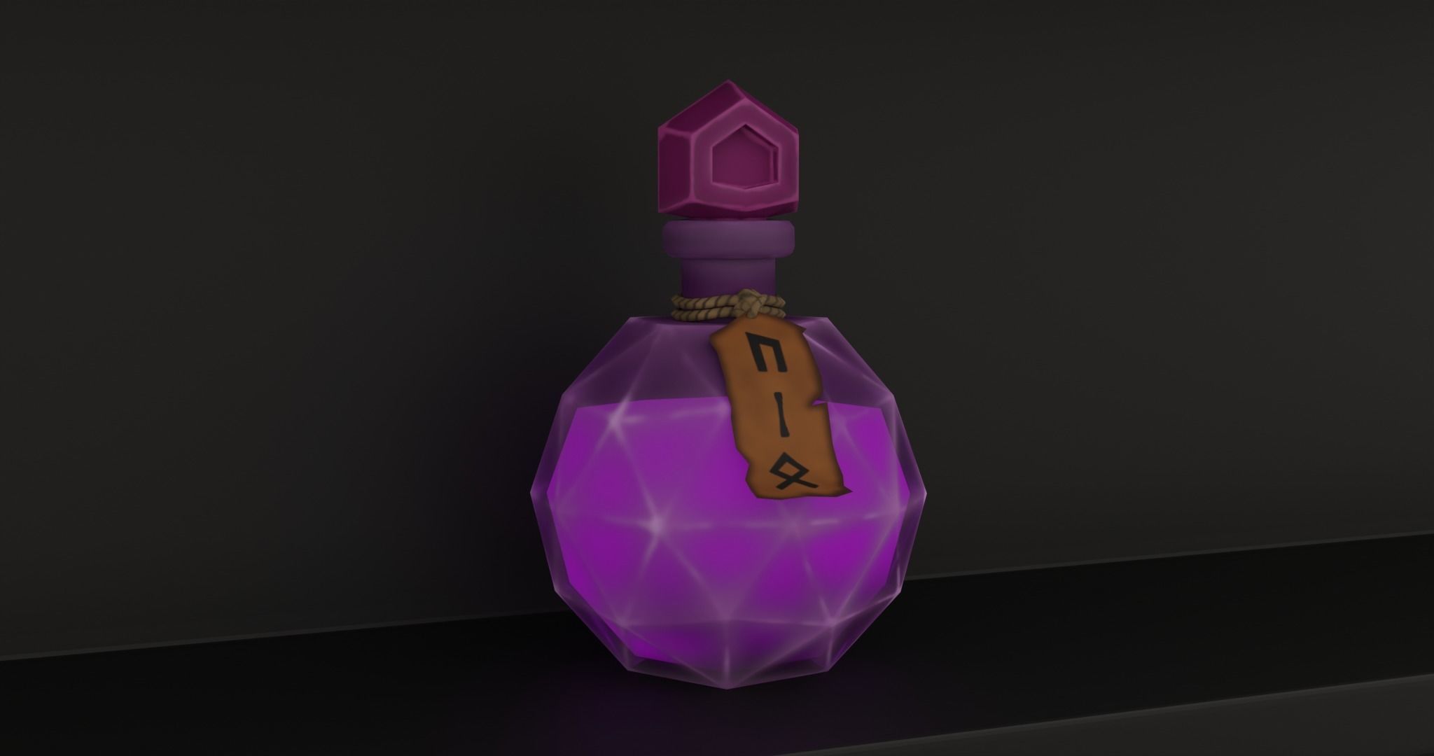 3D model Magic Potions - Game Ready VR / AR / low-poly | CGTrader
