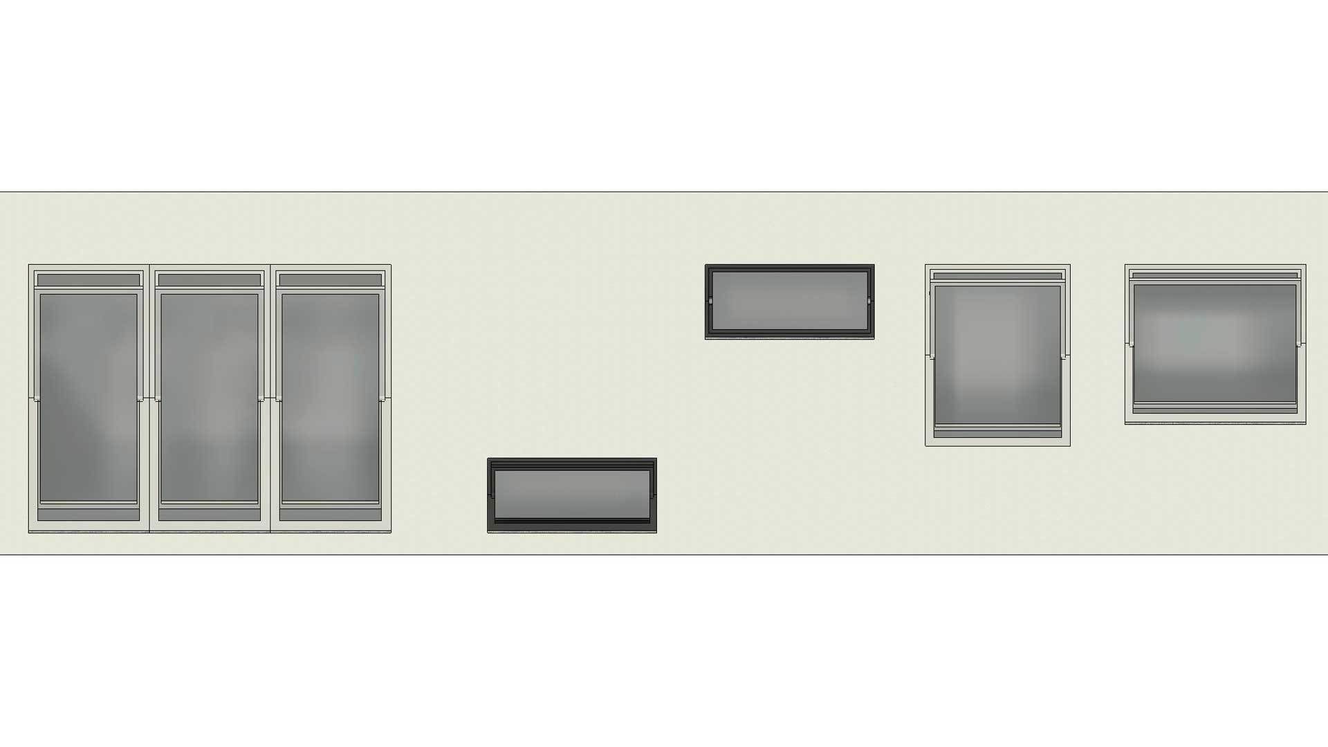 Pivot Window Horizontal Axis 3D model | CGTrader