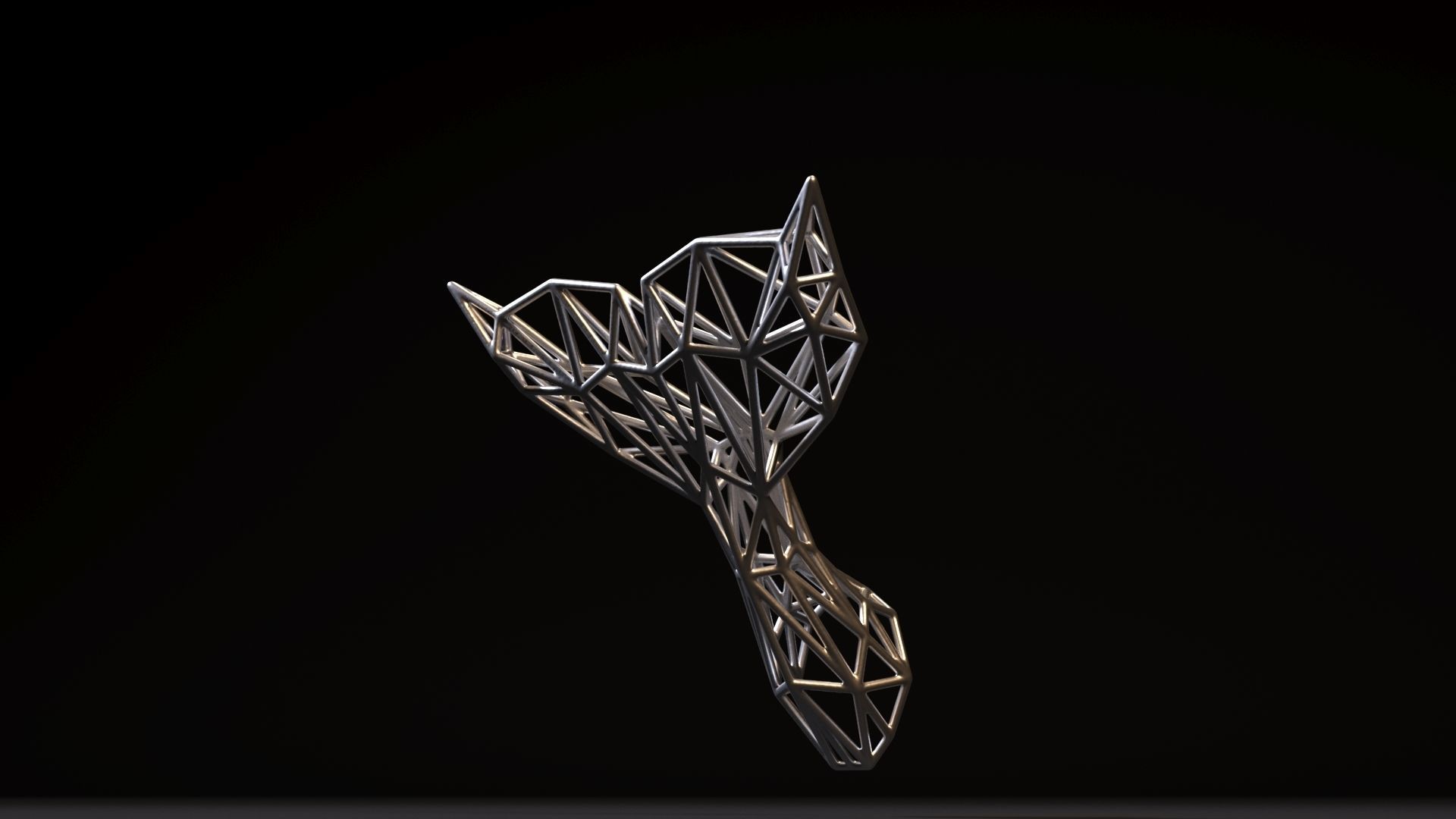 Whale tail 3D model 3D printable | CGTrader
