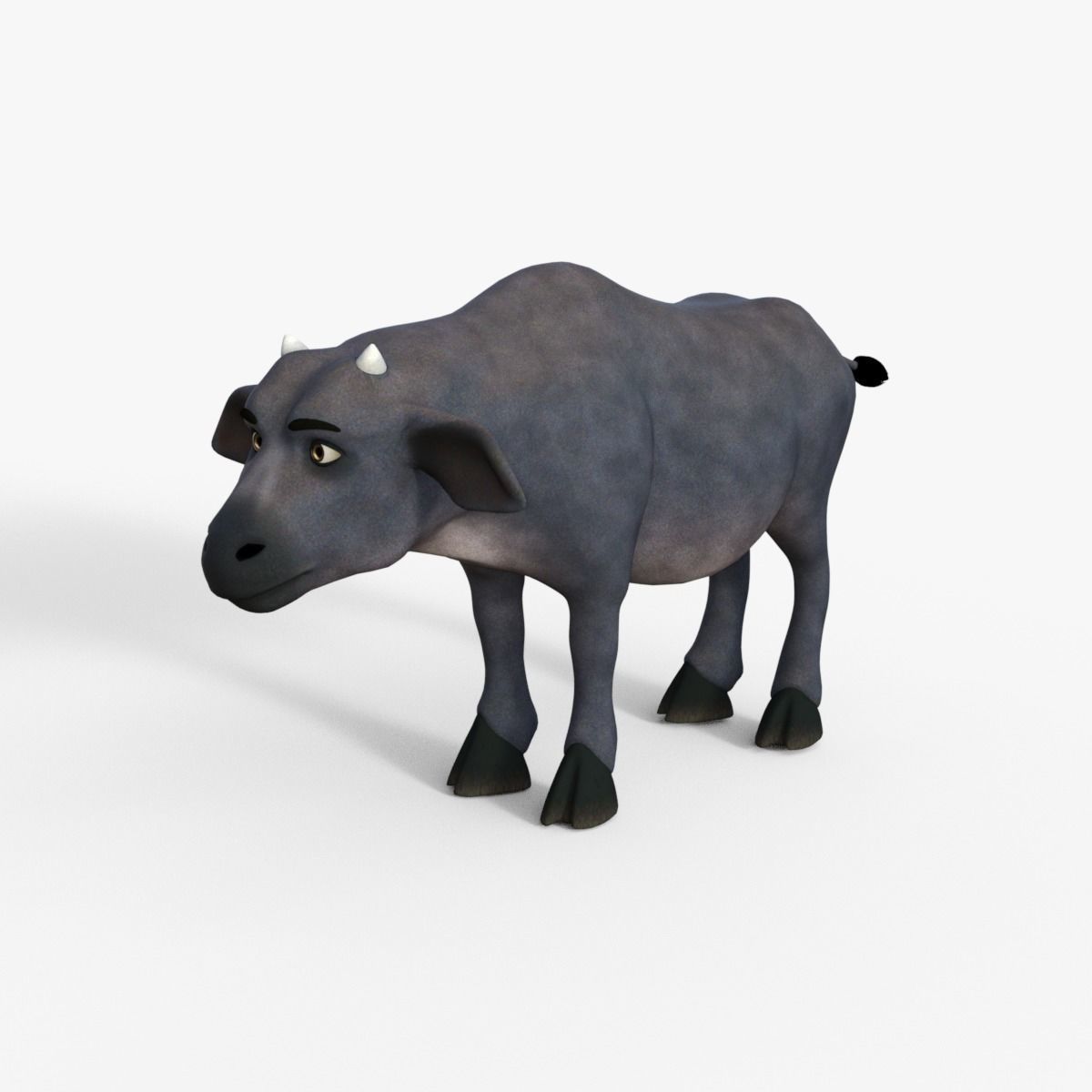 Cartoon Baby Cow 3D model rigged | CGTrader