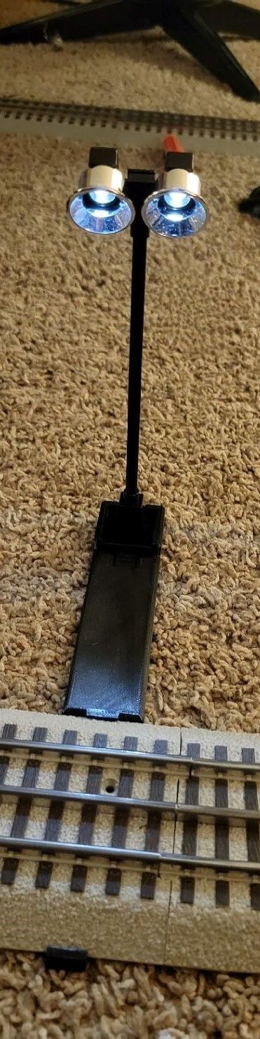 Lionel Yard Light Mount Base Clips to Fastrack 3D model 3D printable ...