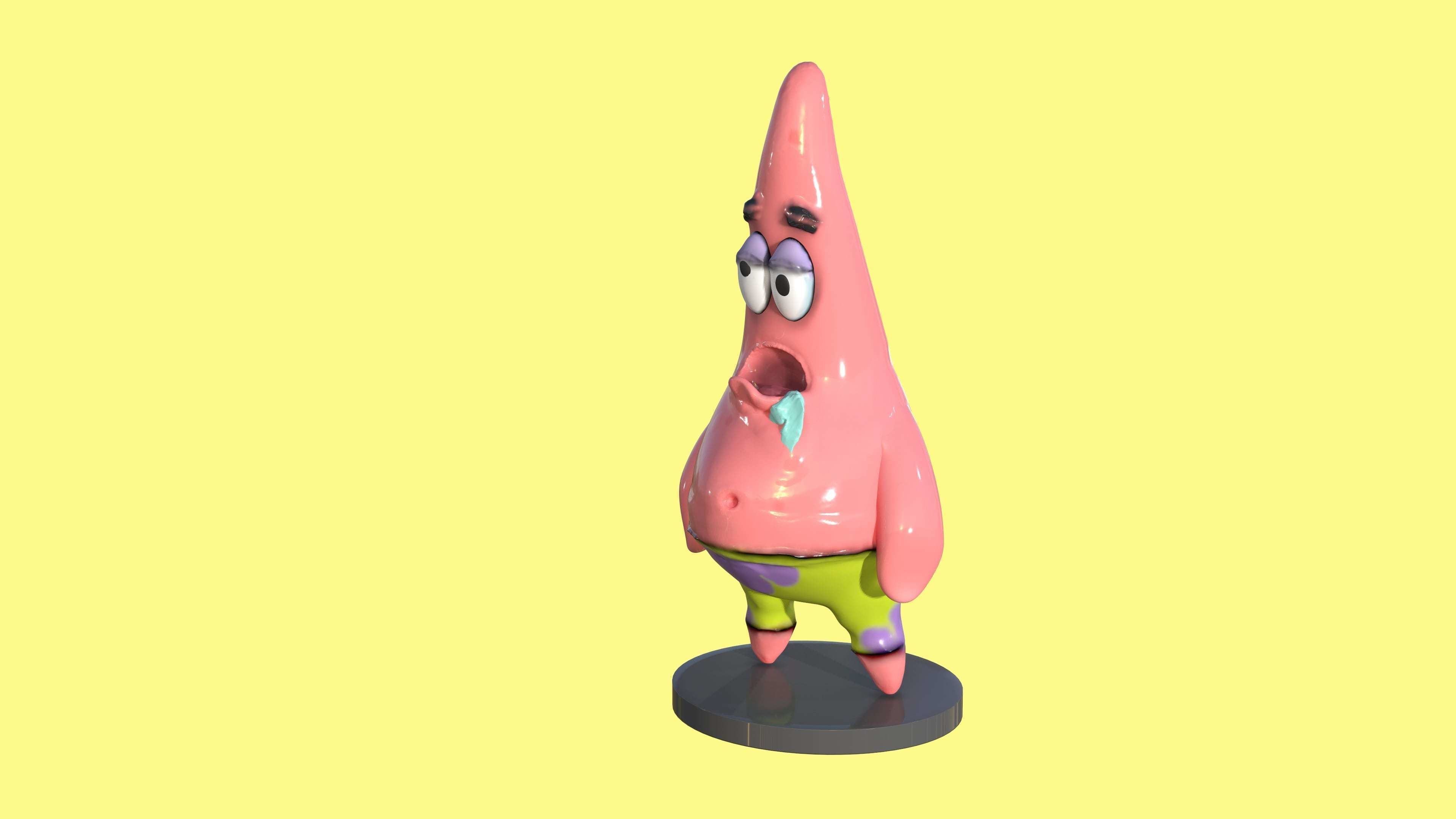 SpongeBob Patrick Star 3D Model 3D model 3D printable | CGTrader