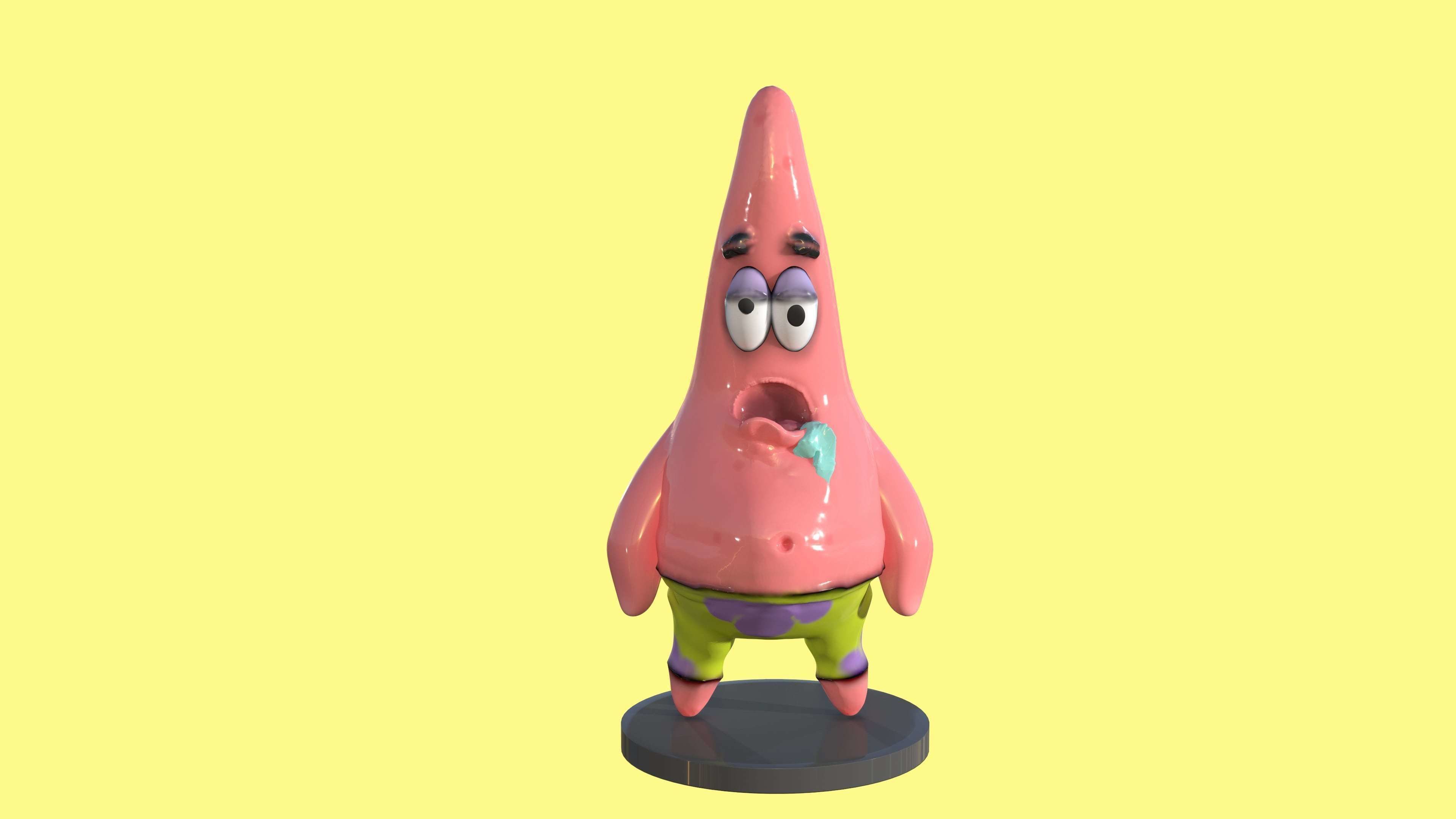 SpongeBob Patrick Star 3D Model 3D model 3D printable | CGTrader