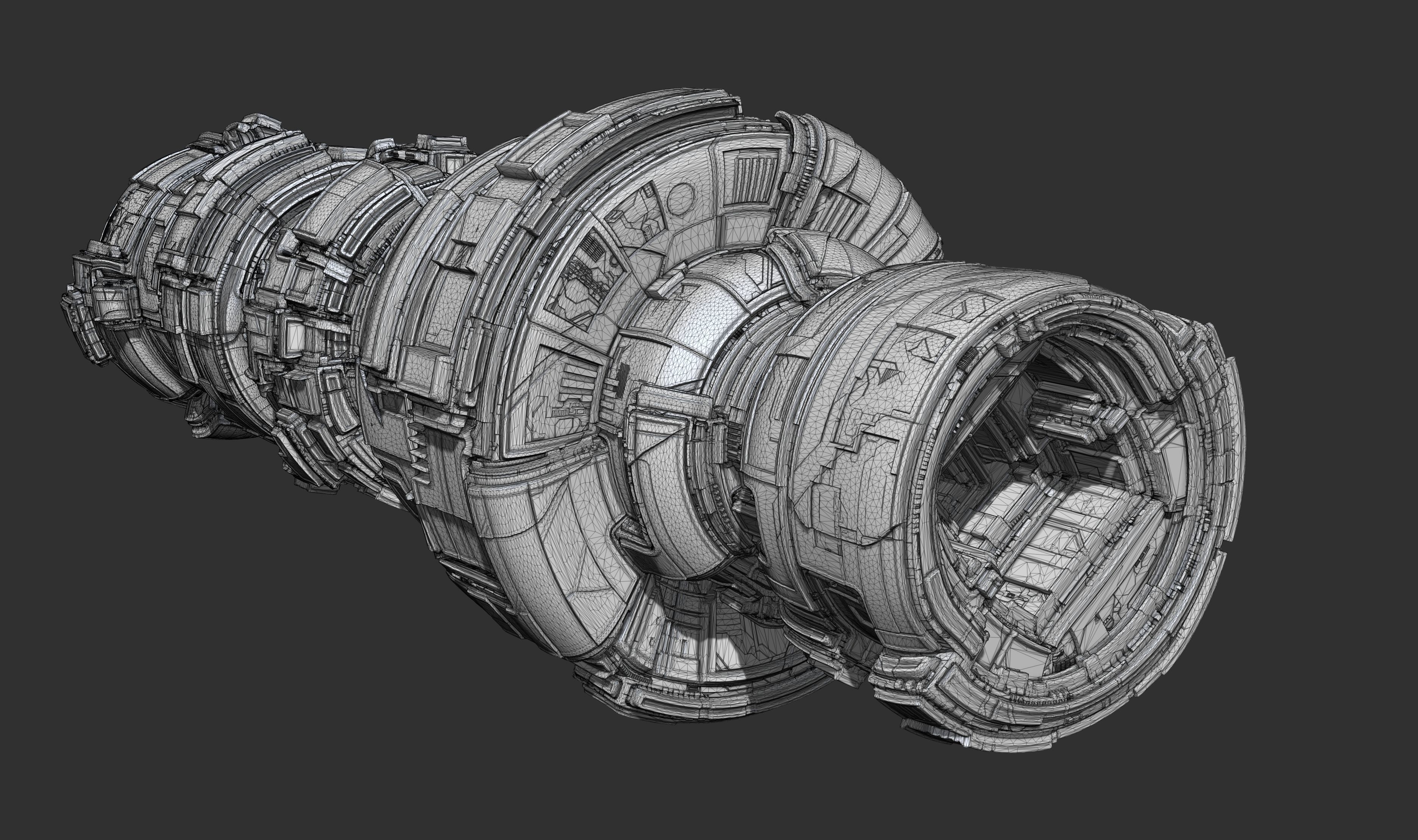 space equipment node 00194 3D model | CGTrader
