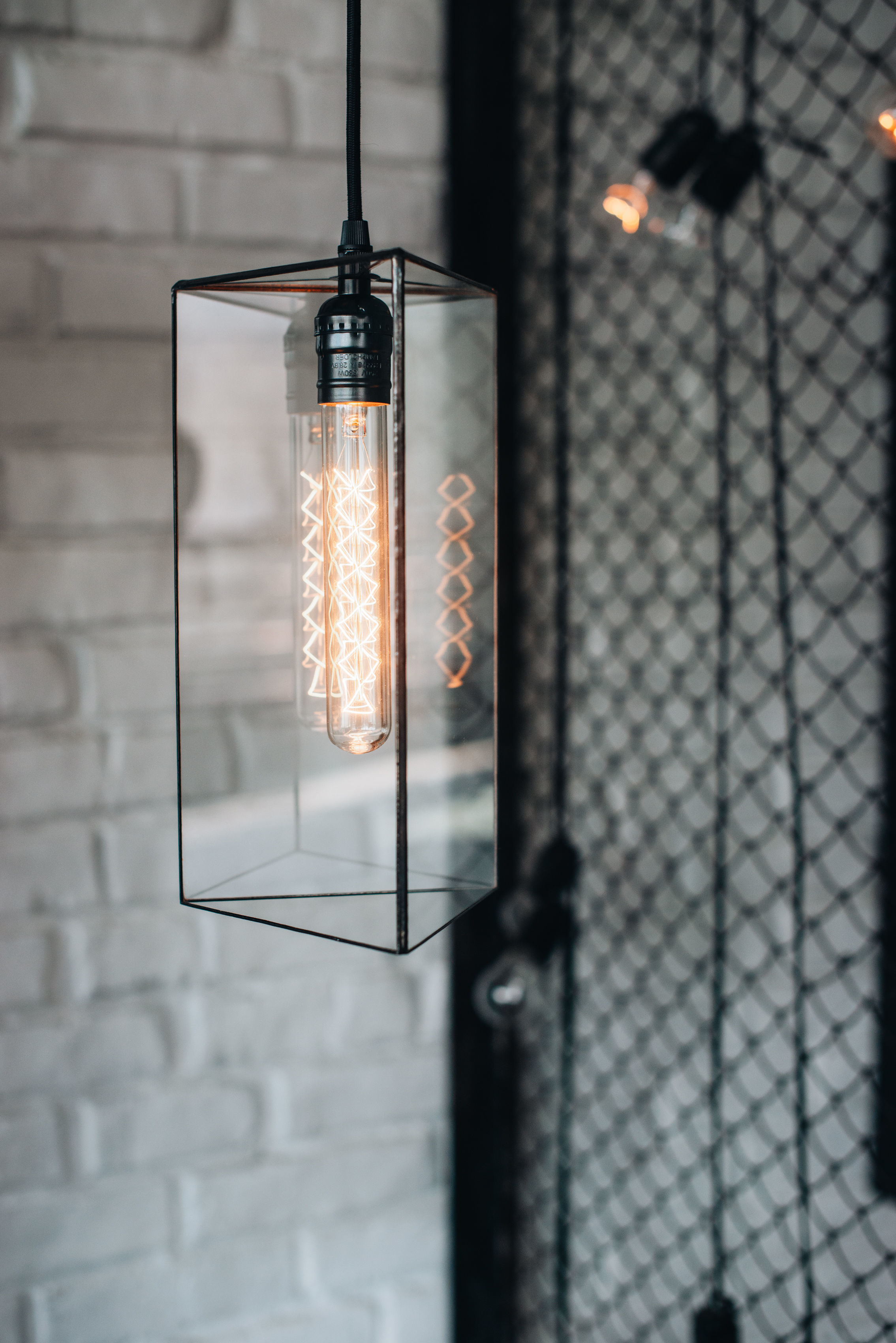 Pendant geometric glass light Triangular prism free 3D model | CGTrader