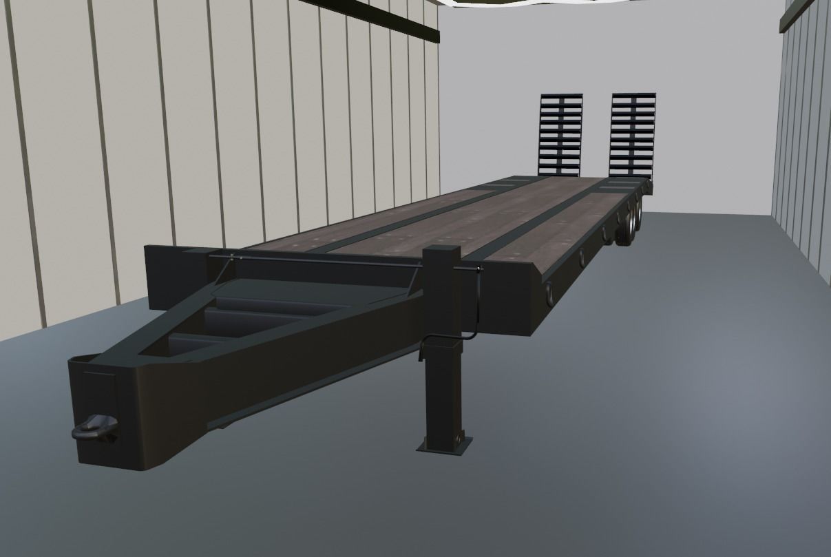 Kraftsman Trailer 3D model rigged | CGTrader