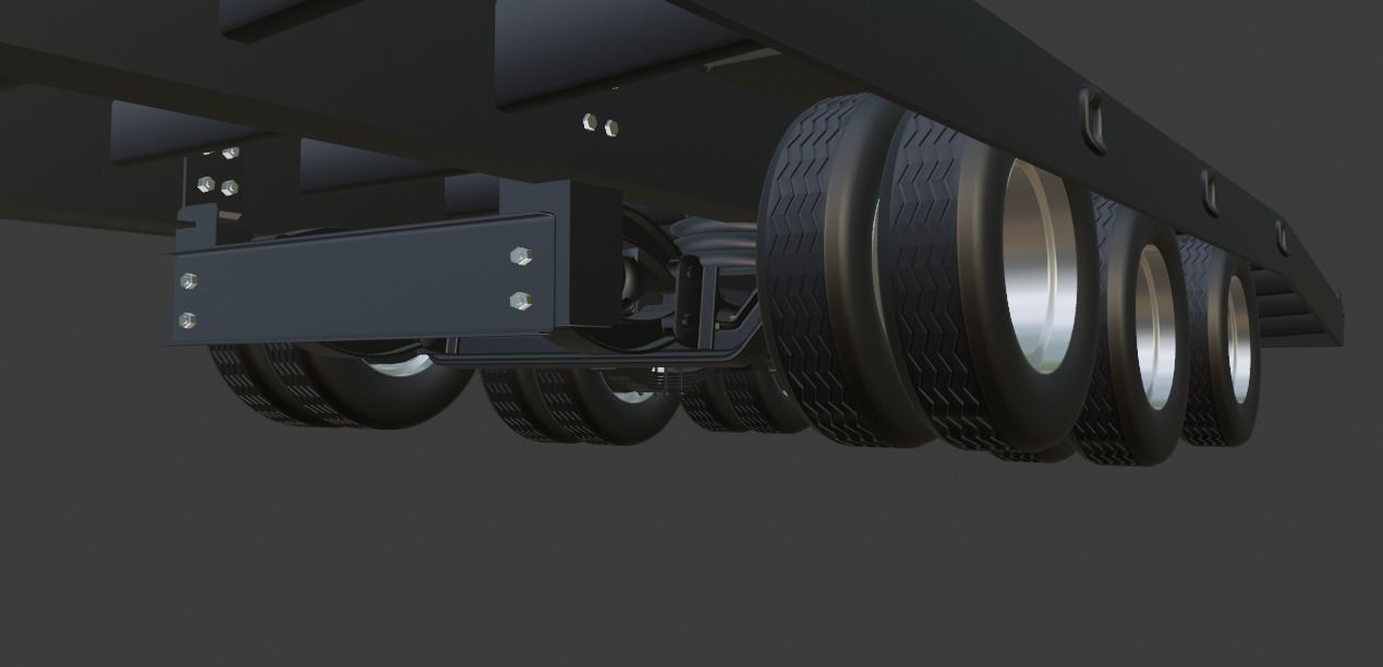 Kraftsman Trailer 3D model rigged | CGTrader