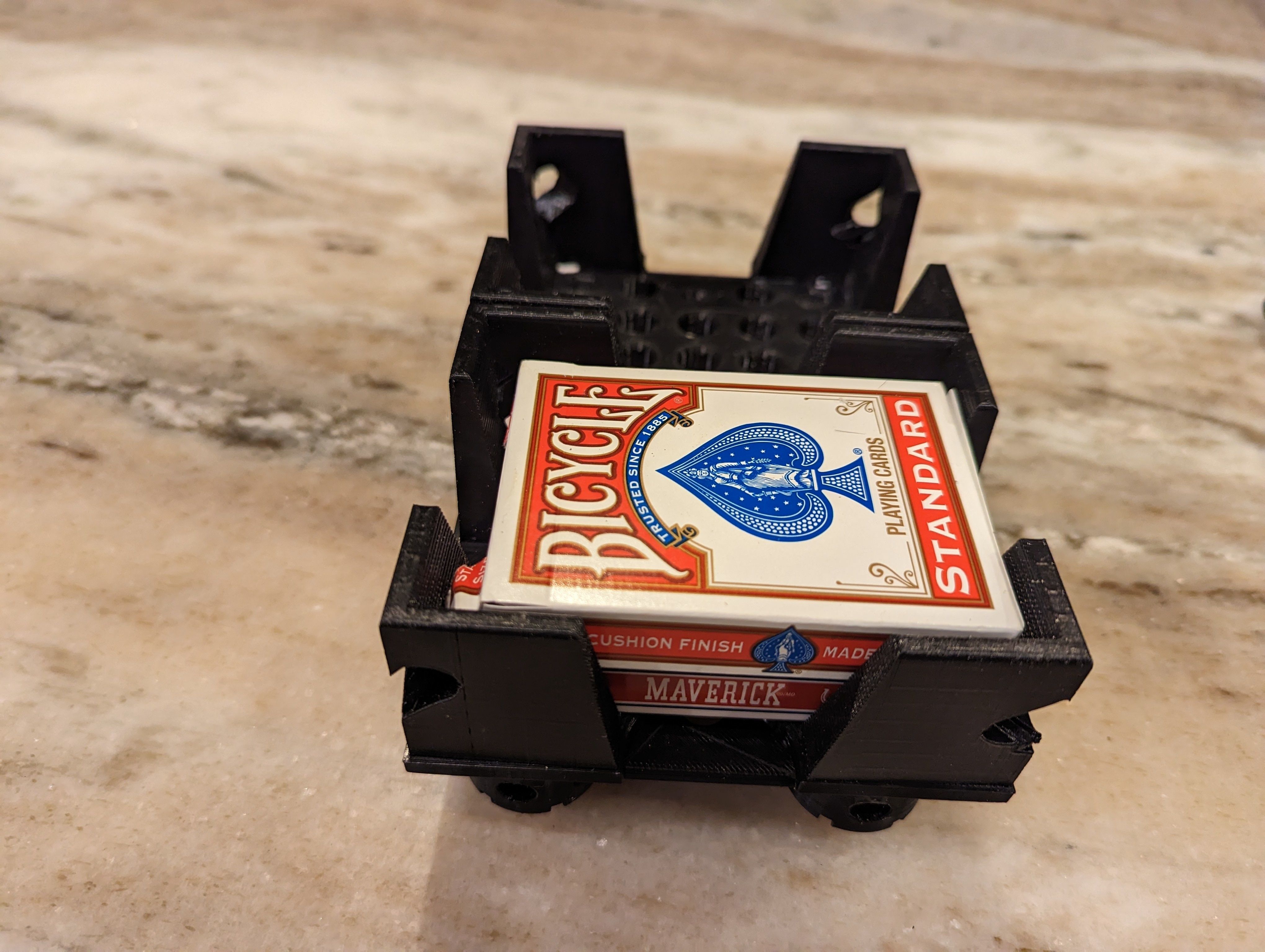 Playing Card Tray with Caster Wheels 3D model 3D printable | CGTrader