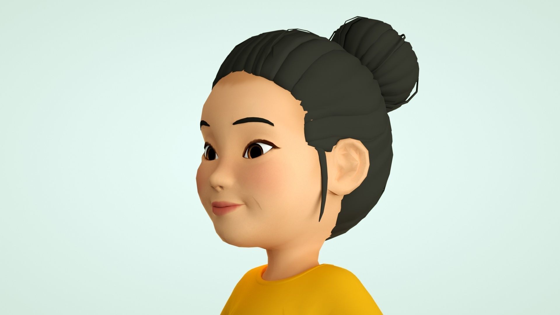 cartoon aunt cartoon mother sister woman 3D model | CGTrader