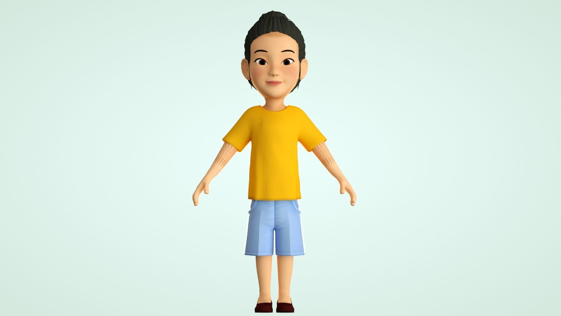 cartoon aunt cartoon mother sister woman 3D model | CGTrader