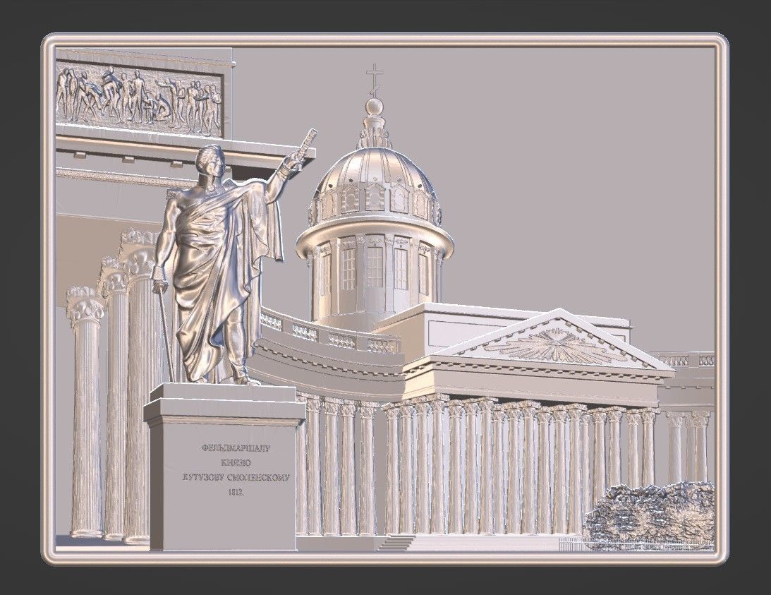 Kazan Church CNC engraving Model 3D model 3D printable | CGTrader