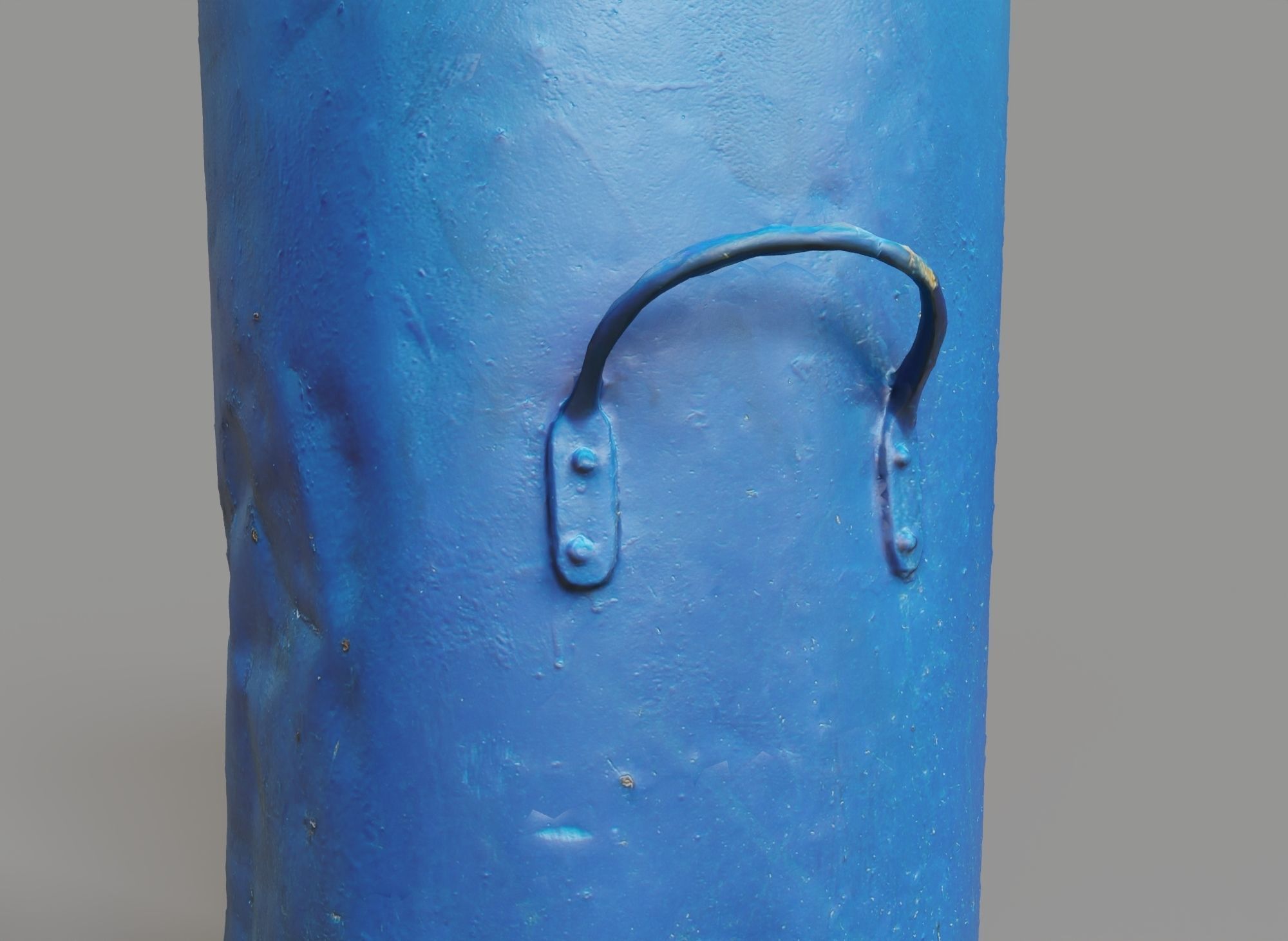 Blue Bin 3d Photogrammetry 3D model | CGTrader