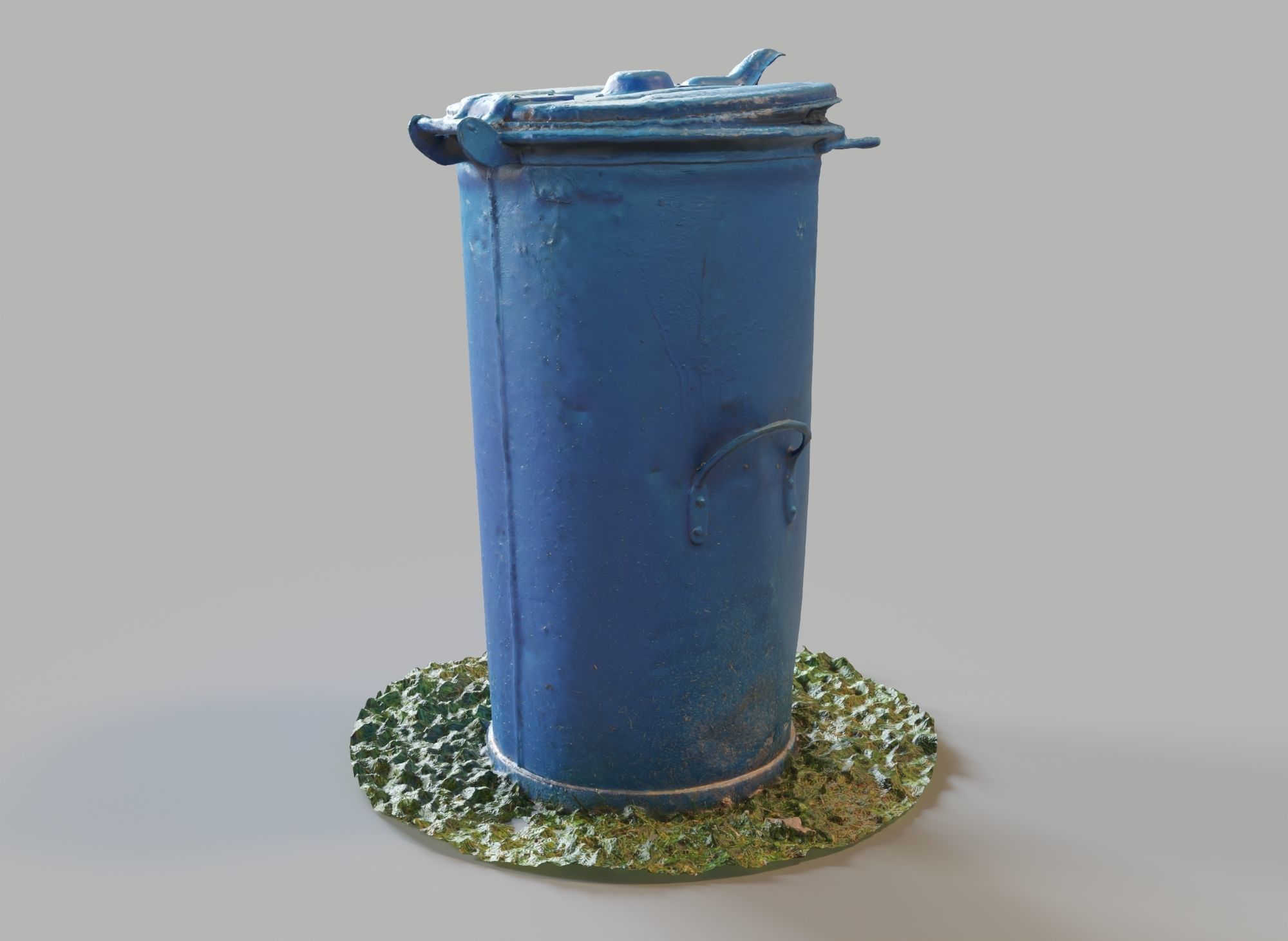 Blue Bin 3d Photogrammetry 3D model | CGTrader