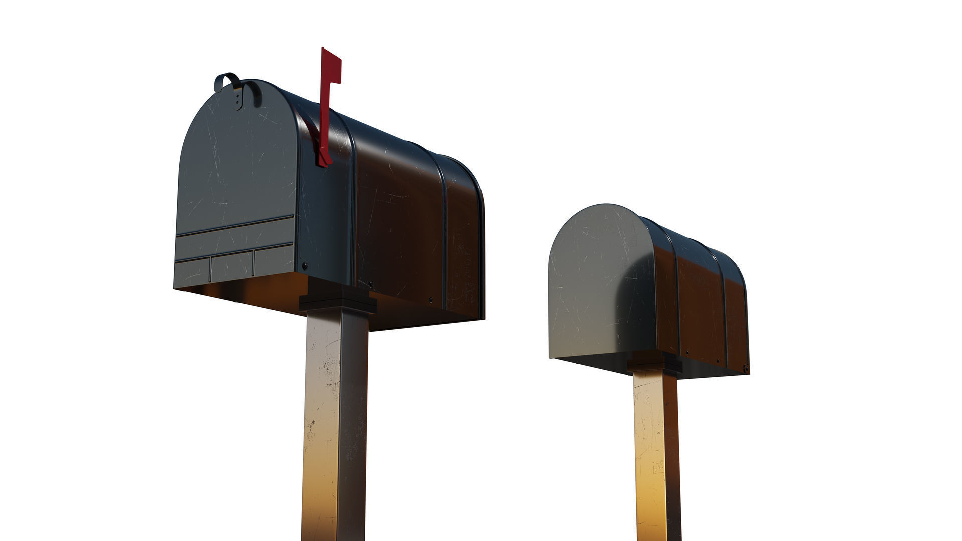 Standard T3 Mailbox 3D model | CGTrader