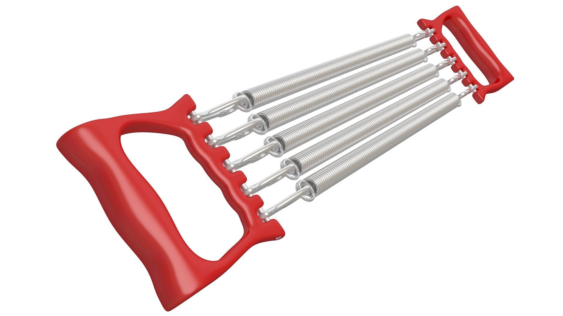 Spring Chest Expander Red 3D model | CGTrader