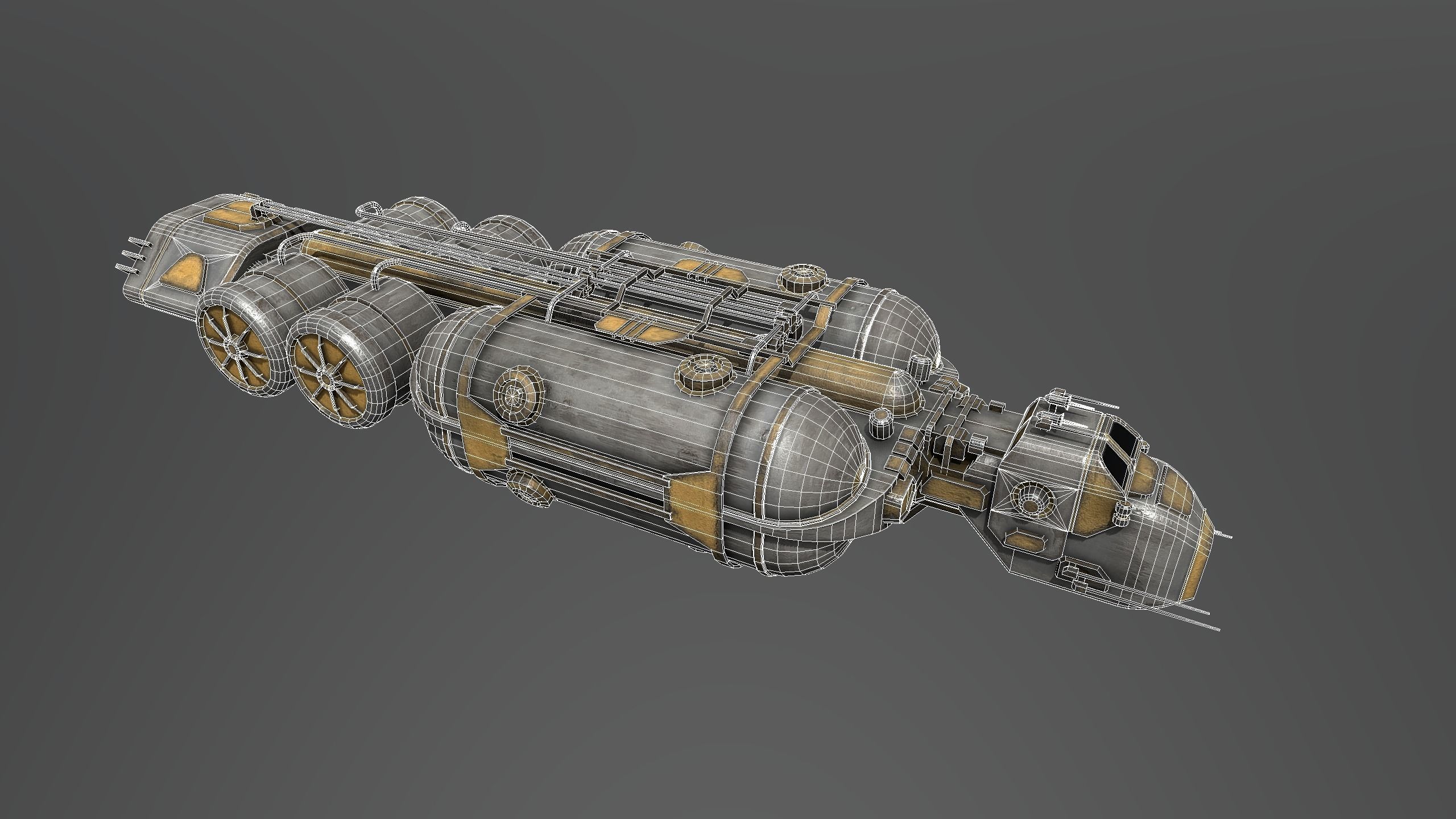 Cargo-Ship-Type-2 steampunk tank 3D model | CGTrader