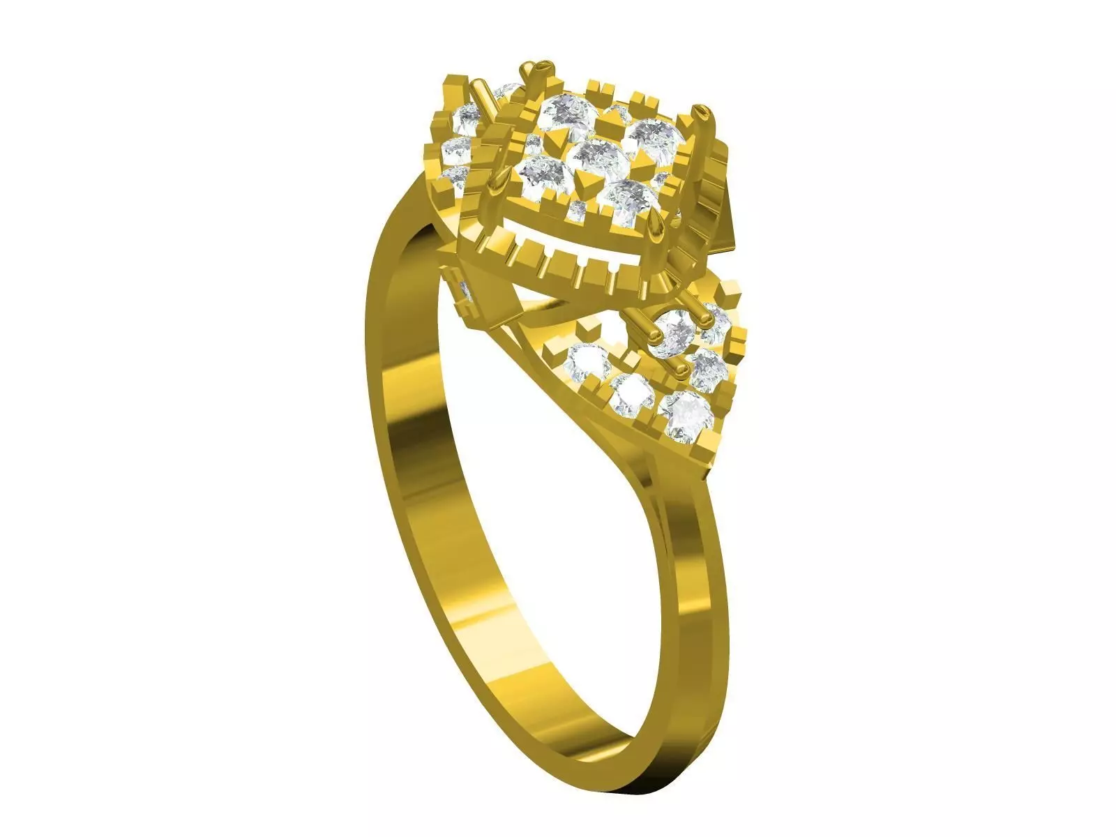 pressure setting engagement rings-01 3D model 3D printable | CGTrader