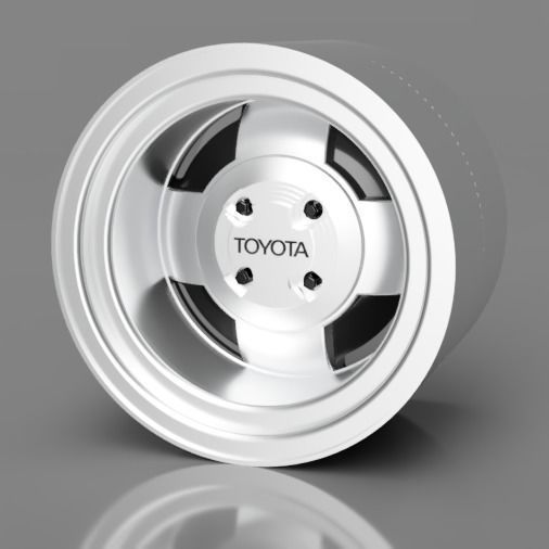 1 24 Scale 14 Inch Toyota AE85 AE86 OEM Wheels 3D model 3D printable ...