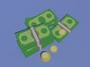 3D model Low poly money set stacks of VR / AR / low-poly | CGTrader
