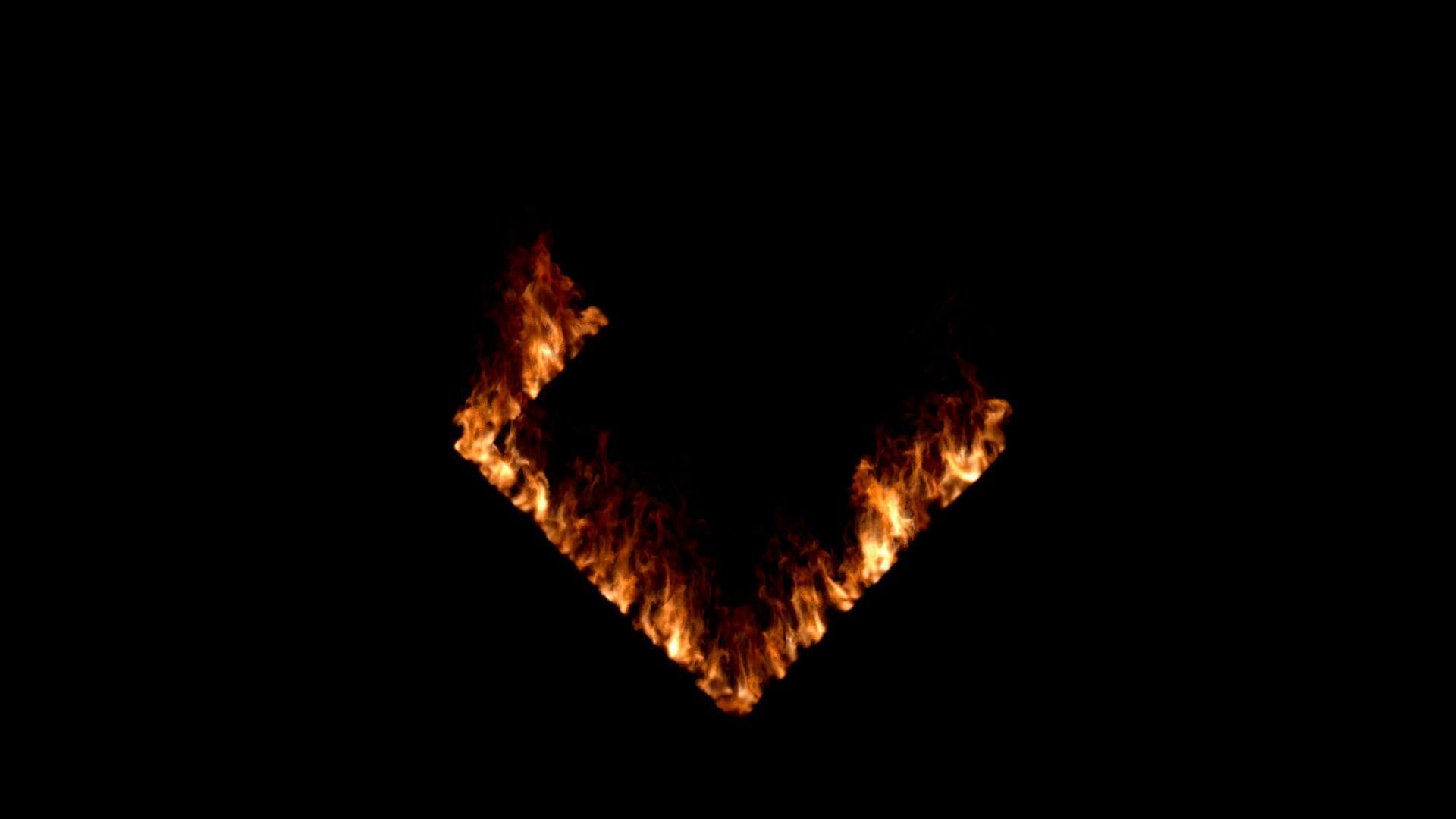 fire window burning square 3D model animated | CGTrader