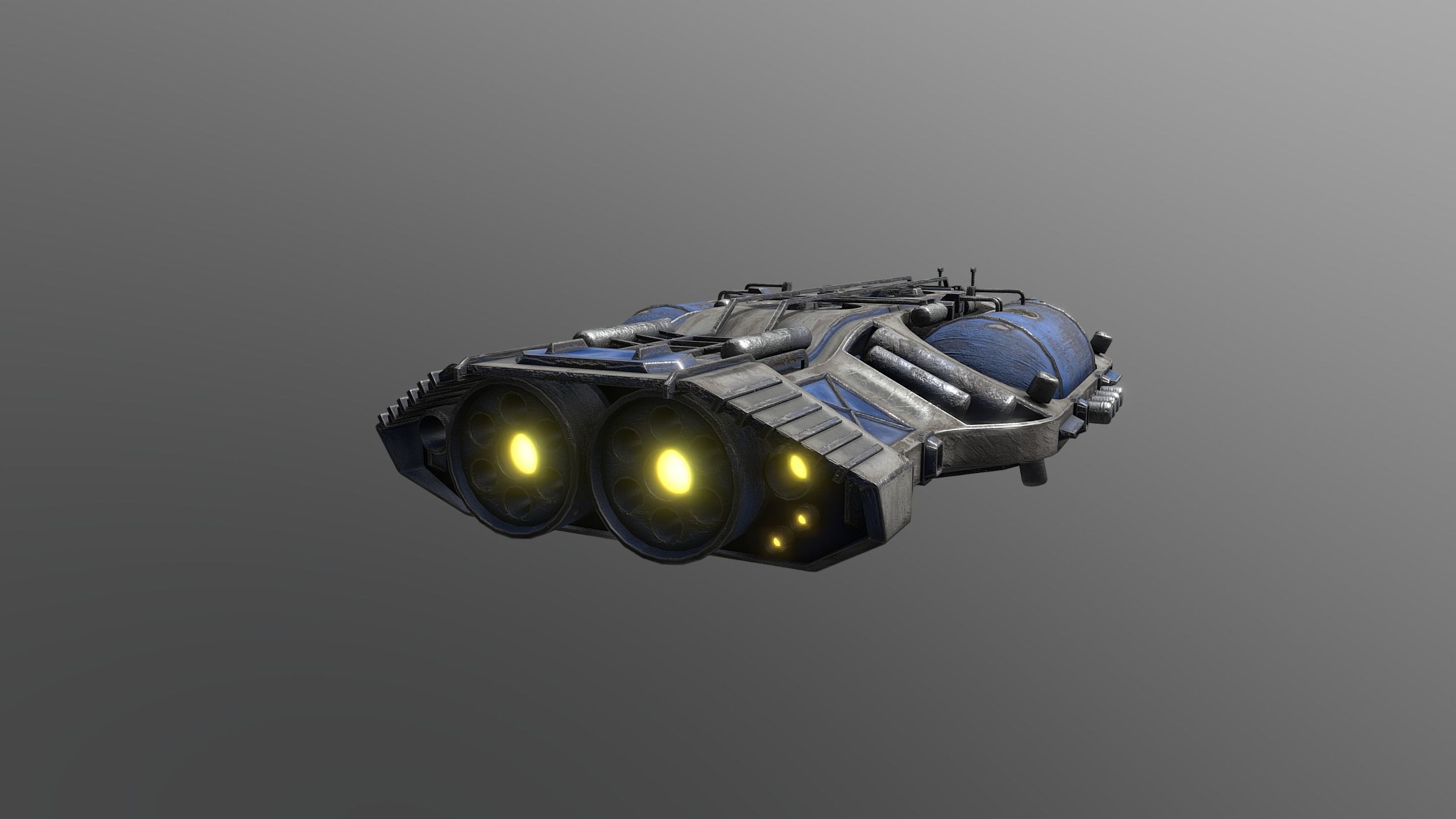 Cargo-Ship-Type-5 spaceship 3D model | CGTrader