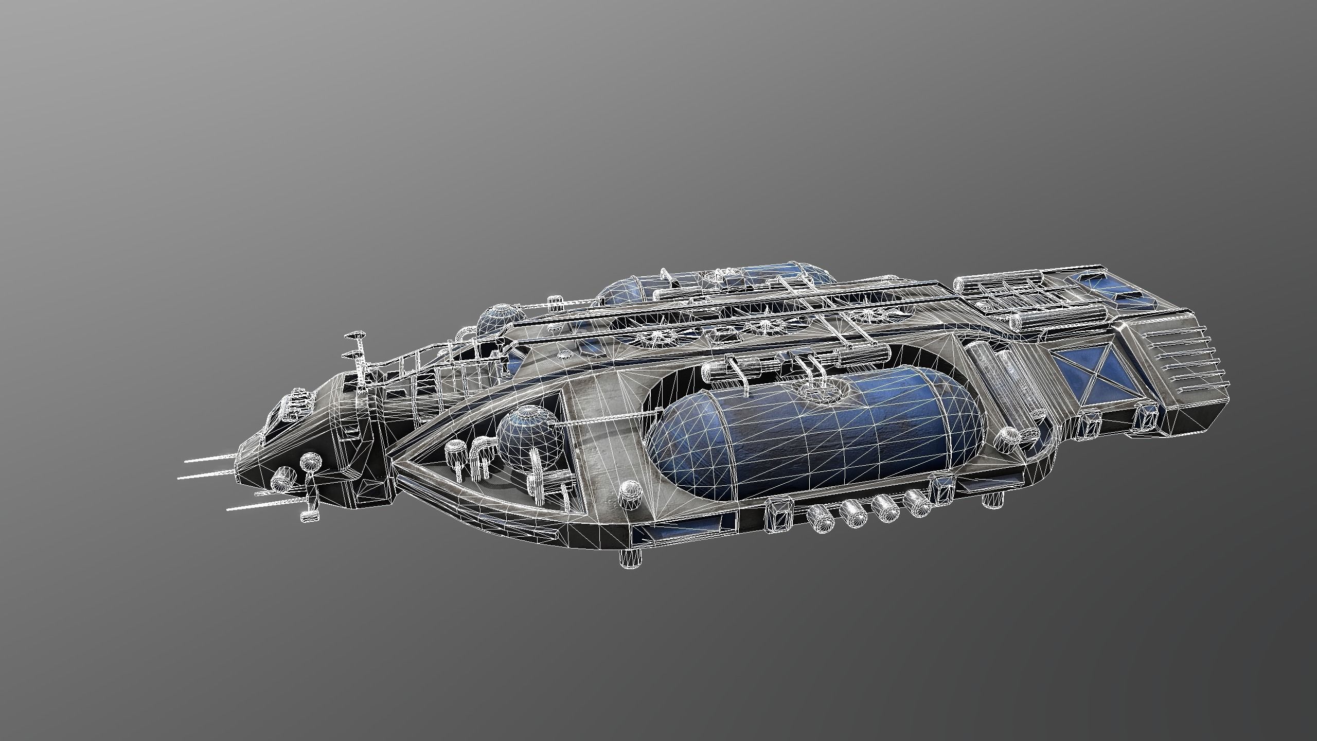 Cargo-Ship-Type-5 spaceship 3D model | CGTrader