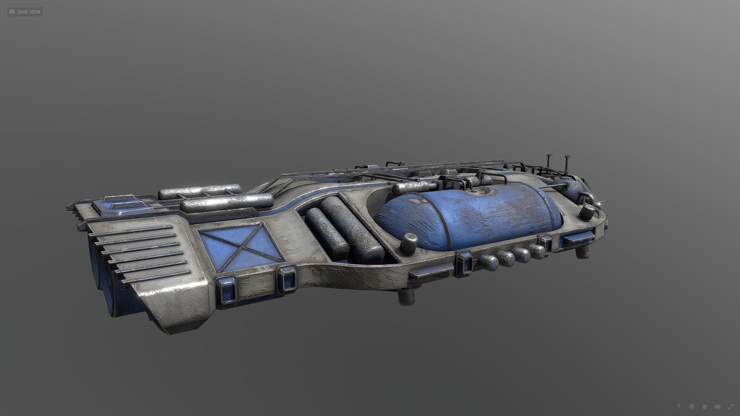 Cargo-Ship-Type-5 spaceship 3D model | CGTrader