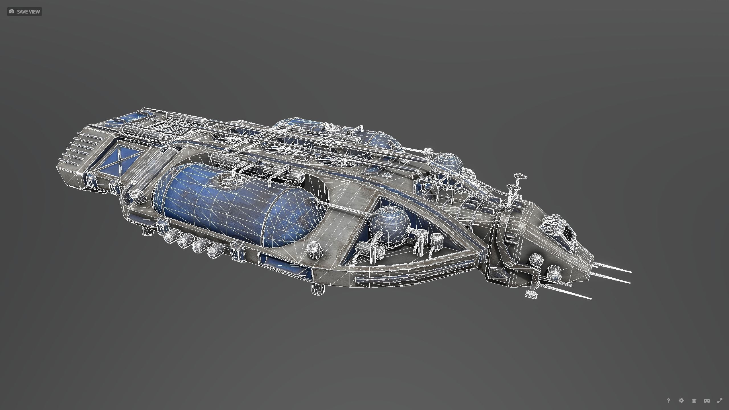 Cargo-Ship-Type-5 spaceship 3D model | CGTrader