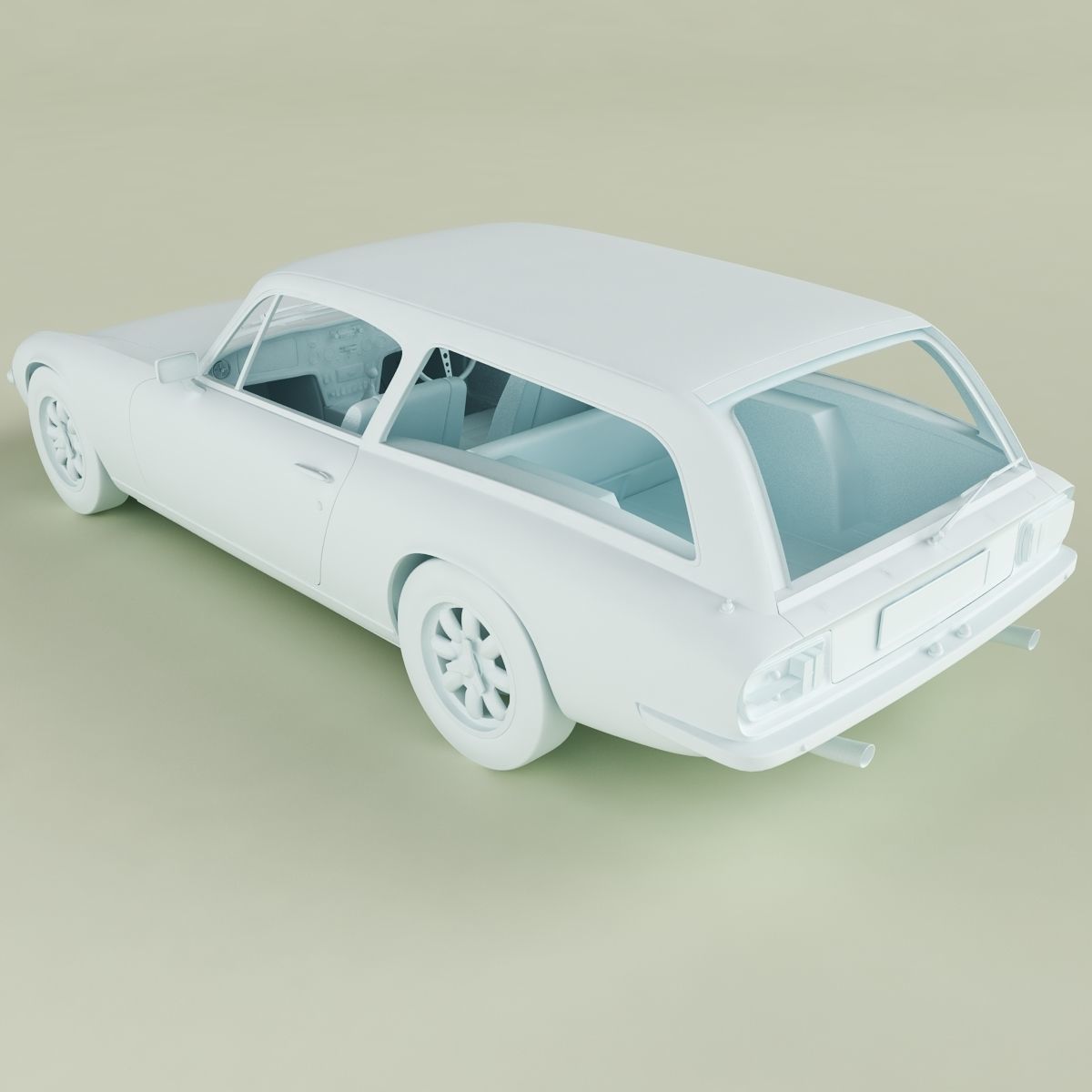 Lotus Elan Plus2 Shooting Brake 3D model | CGTrader