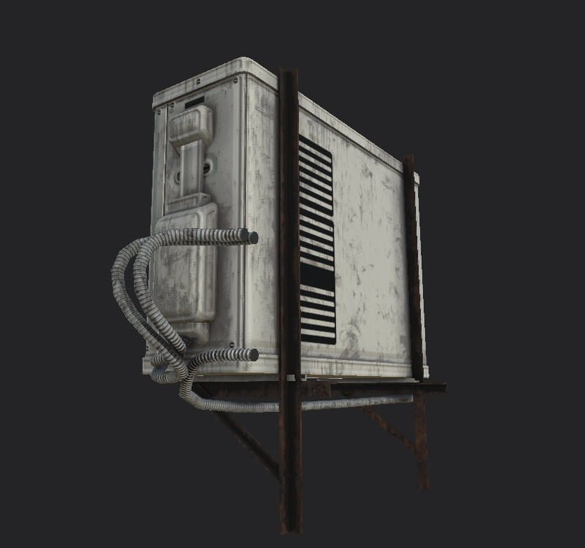 Air Conditioner Outdoor Unit free 3D model | CGTrader
