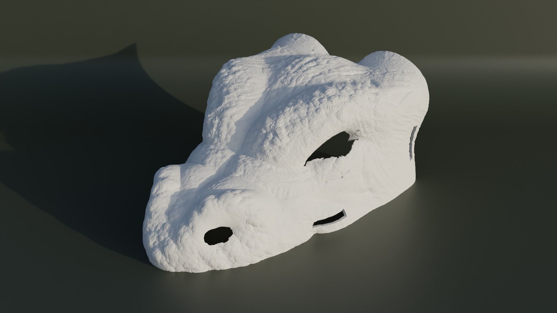 Dragon Face Mask - Dragon Cosplay 3D model 3D printable | CGTrader