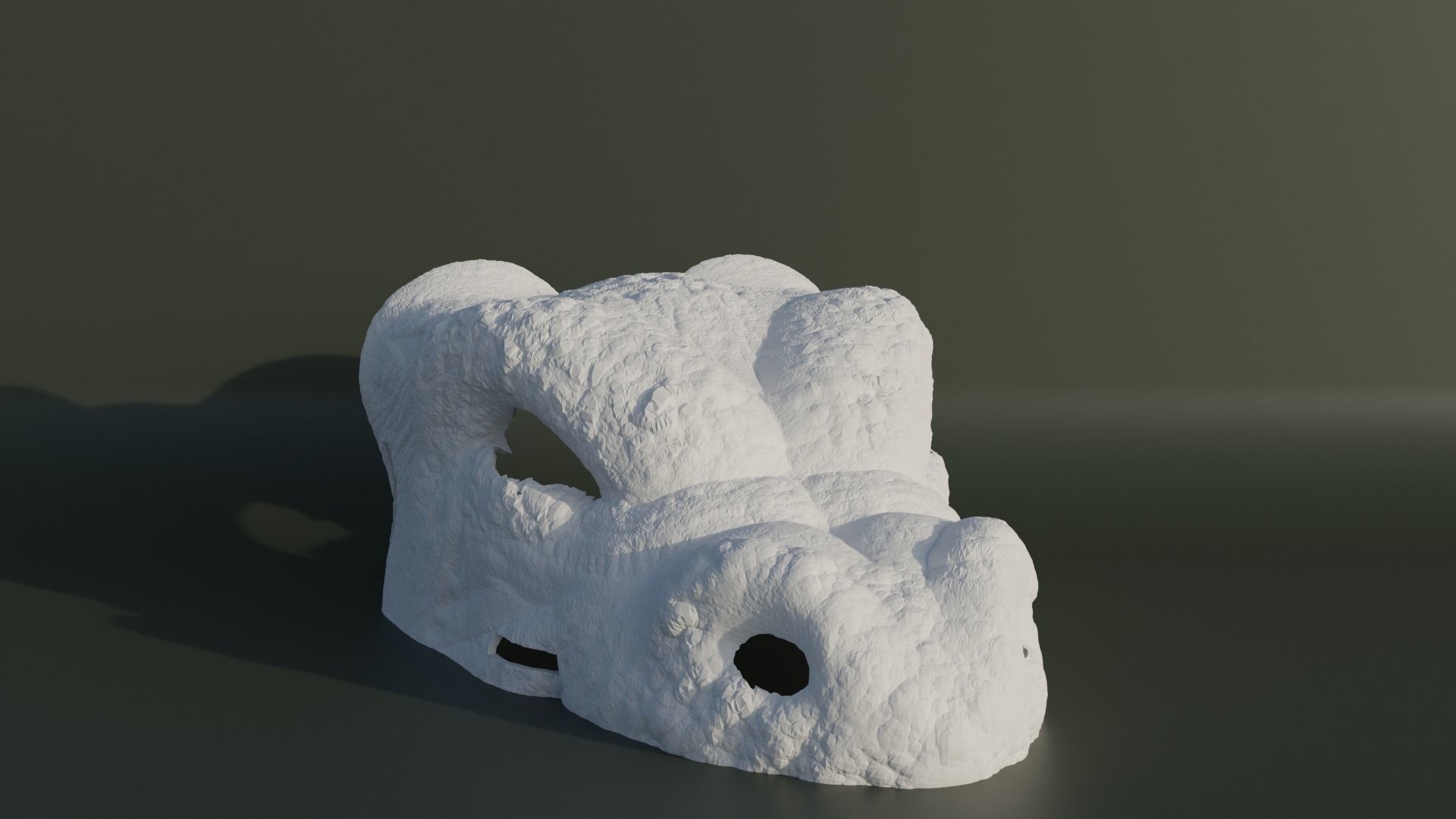 Dragon Face Mask - Dragon Cosplay 3D model 3D printable | CGTrader