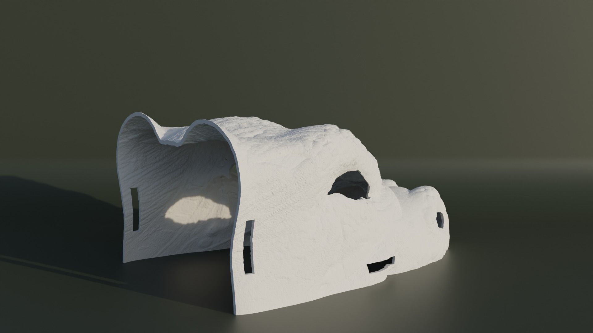 Dragon Face Mask - Dragon Cosplay 3D model 3D printable | CGTrader
