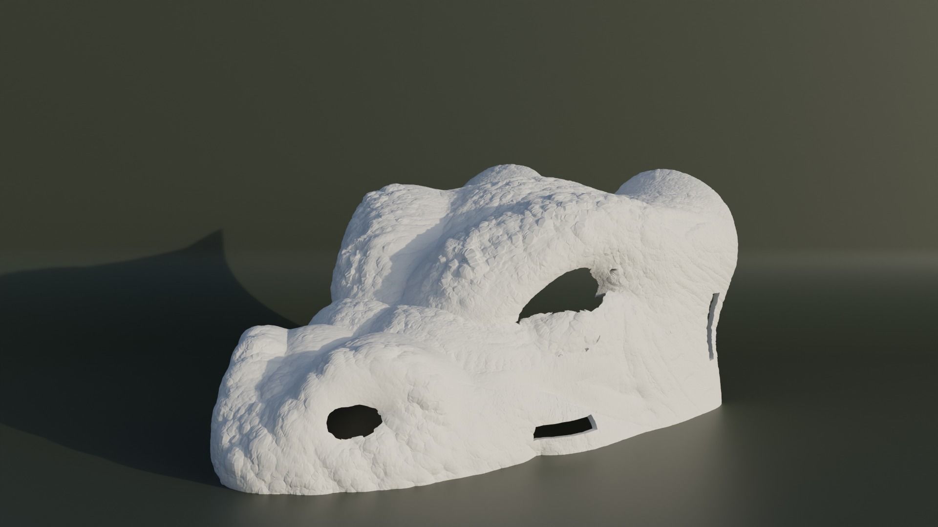Dragon Face Mask - Dragon Cosplay 3D model 3D printable | CGTrader