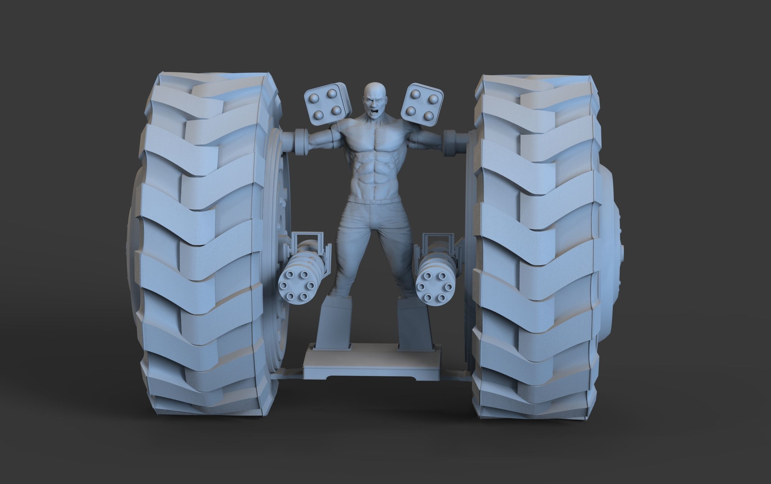 Twisted Metal - Axel 3D model 3D printable | CGTrader