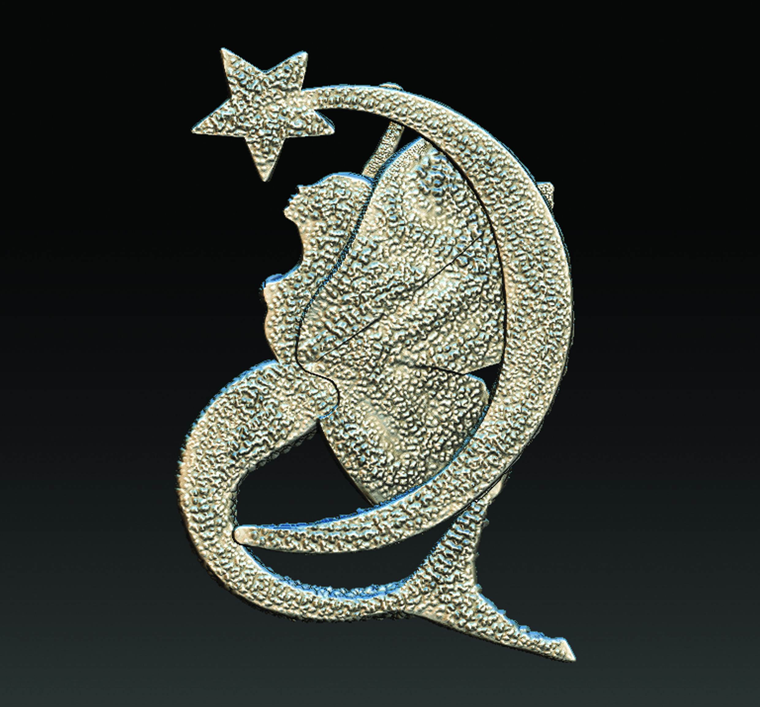 MERMAID PENDANT 3D model 3D printable | CGTrader