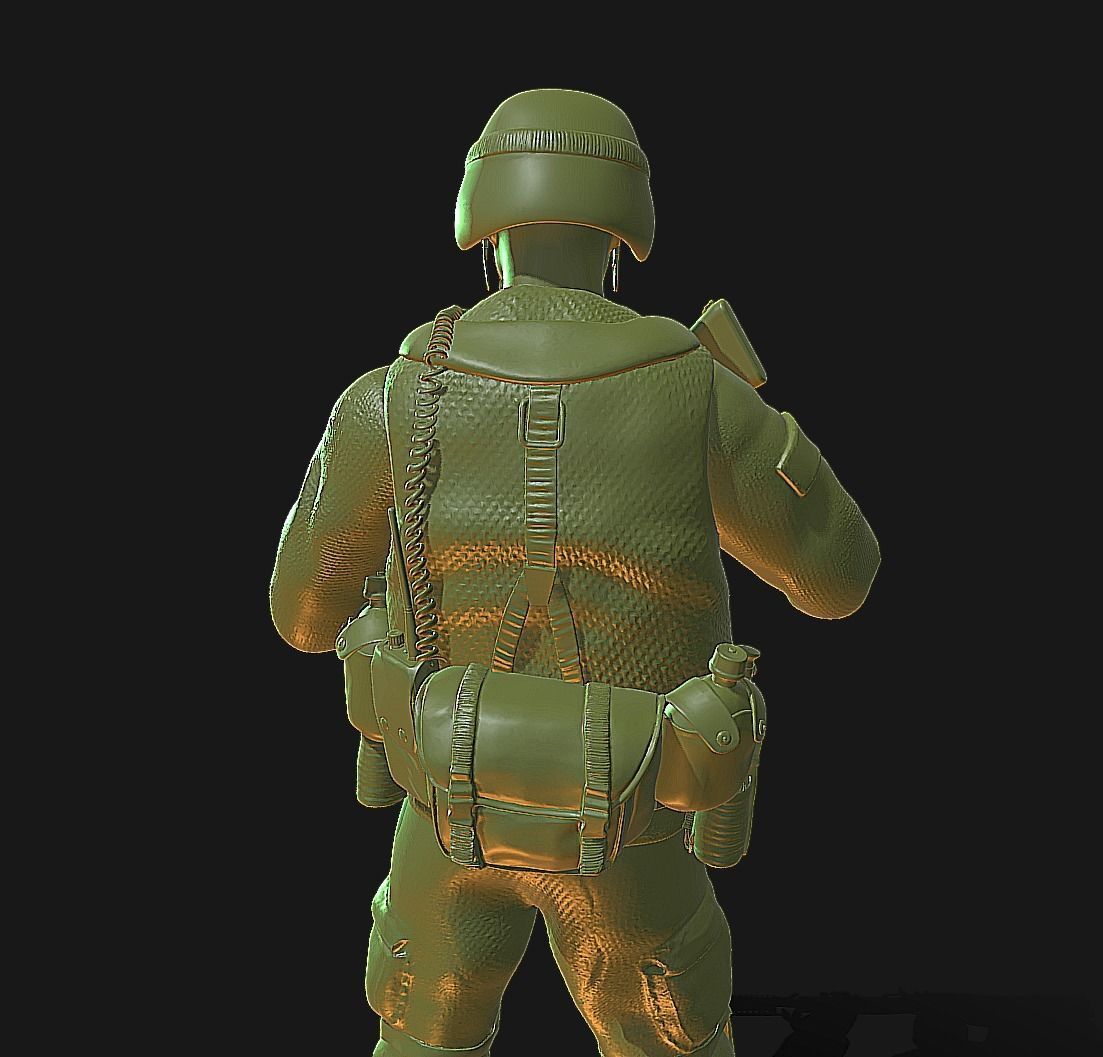 75th Ranger Rifle Turn - US Army 3D model 3D printable | CGTrader