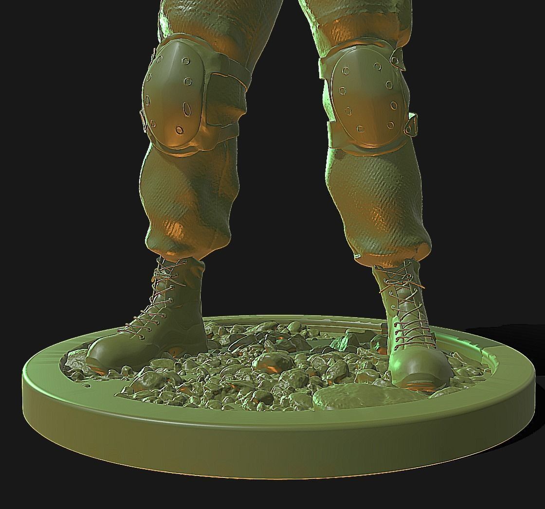 75th Ranger Rifle Turn - US Army 3D model 3D printable | CGTrader