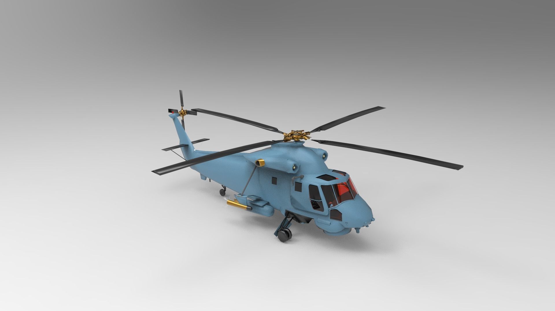 Kaman SH-2 Seasprite 3D model | CGTrader