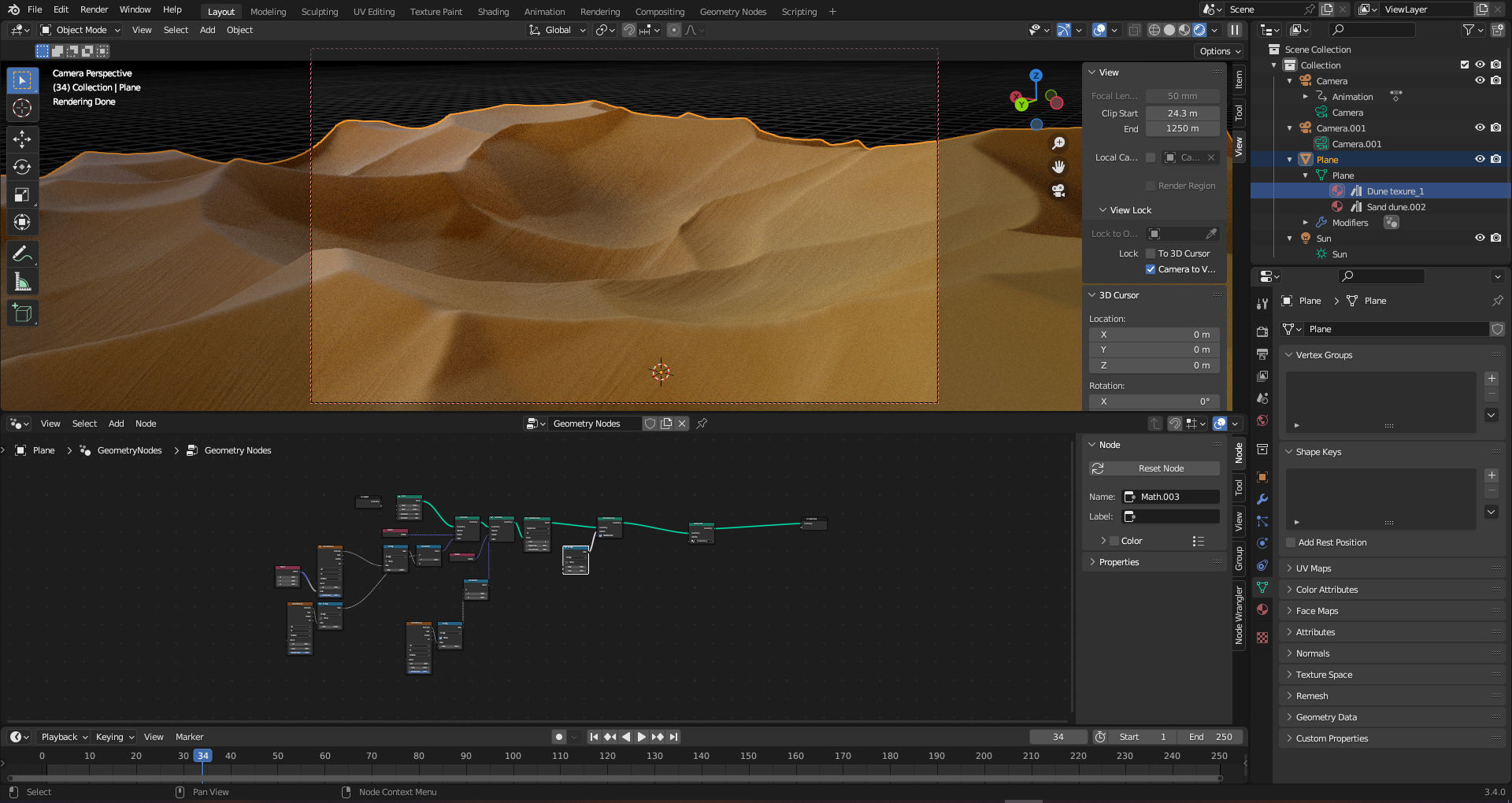 Procedural dune Texture | CGTrader