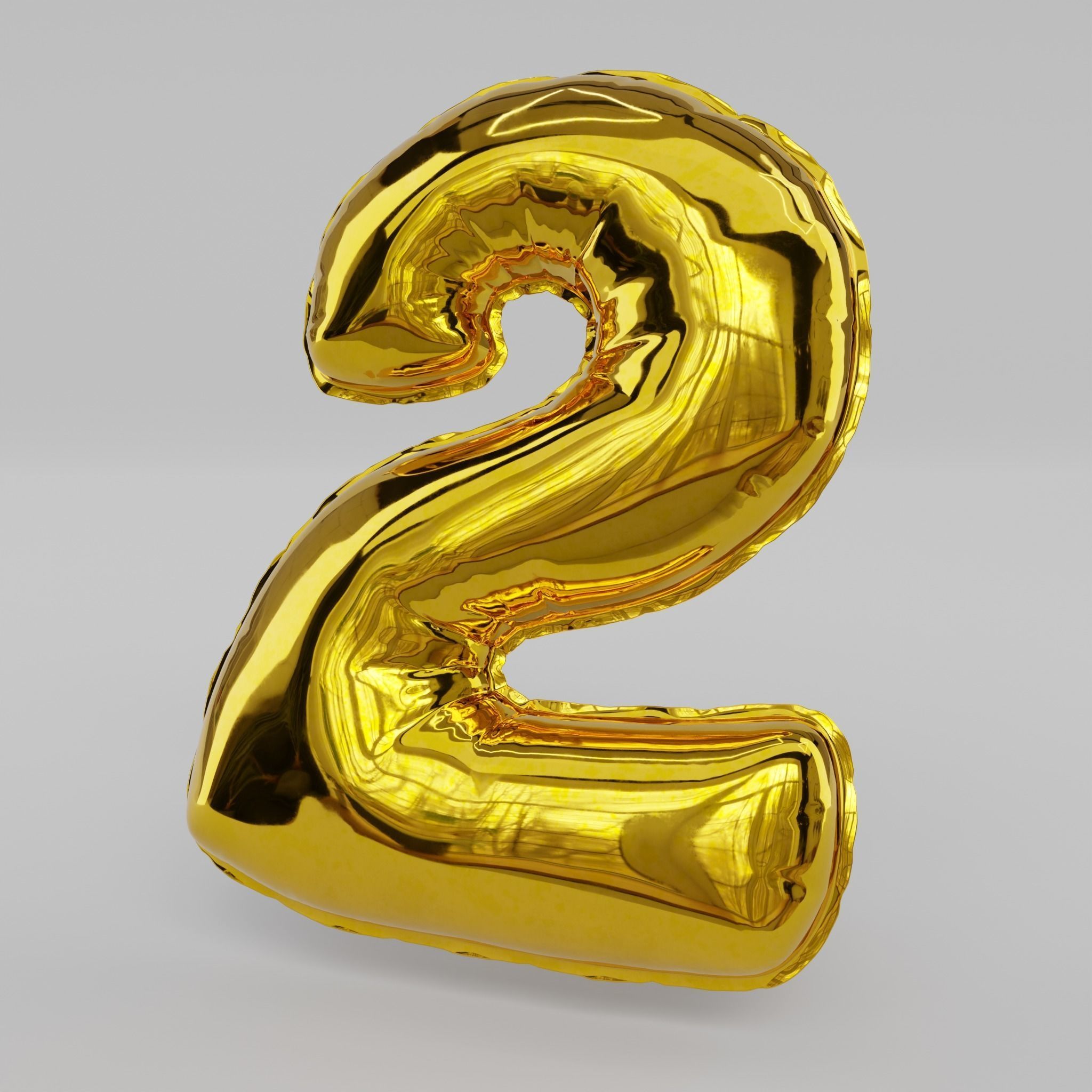 Balloon Numbers 3D model | CGTrader