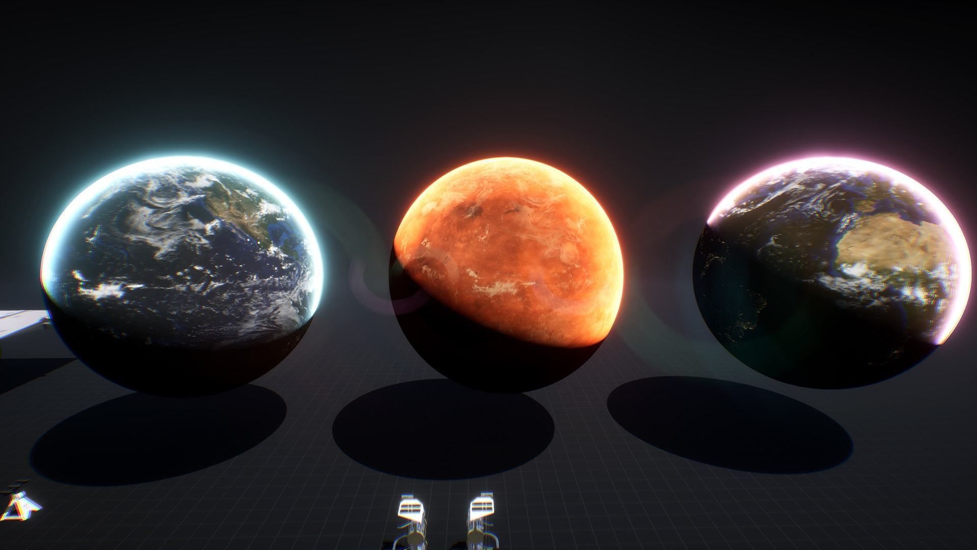 3D model Space kit spaceships planets UE VR / AR / low-poly | CGTrader