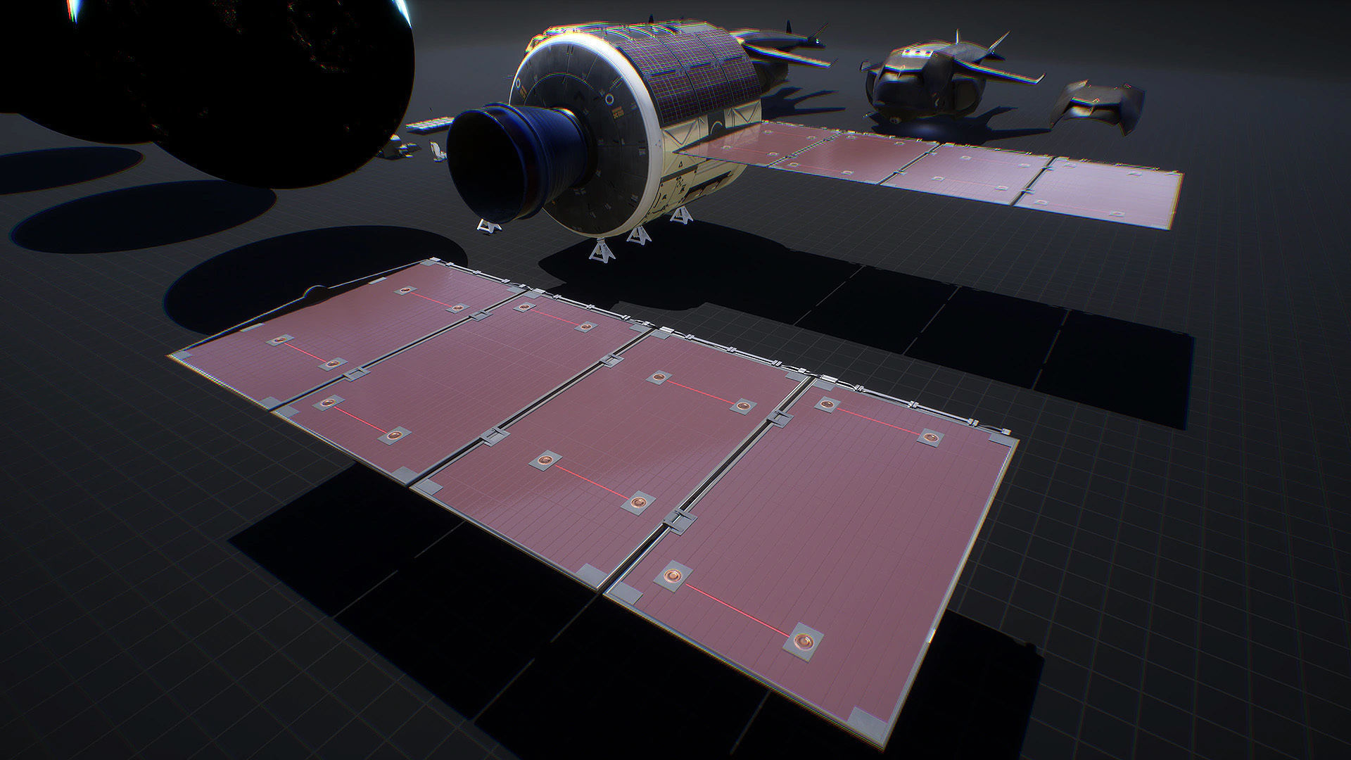 3D model Space kit spaceships planets UE VR / AR / low-poly | CGTrader