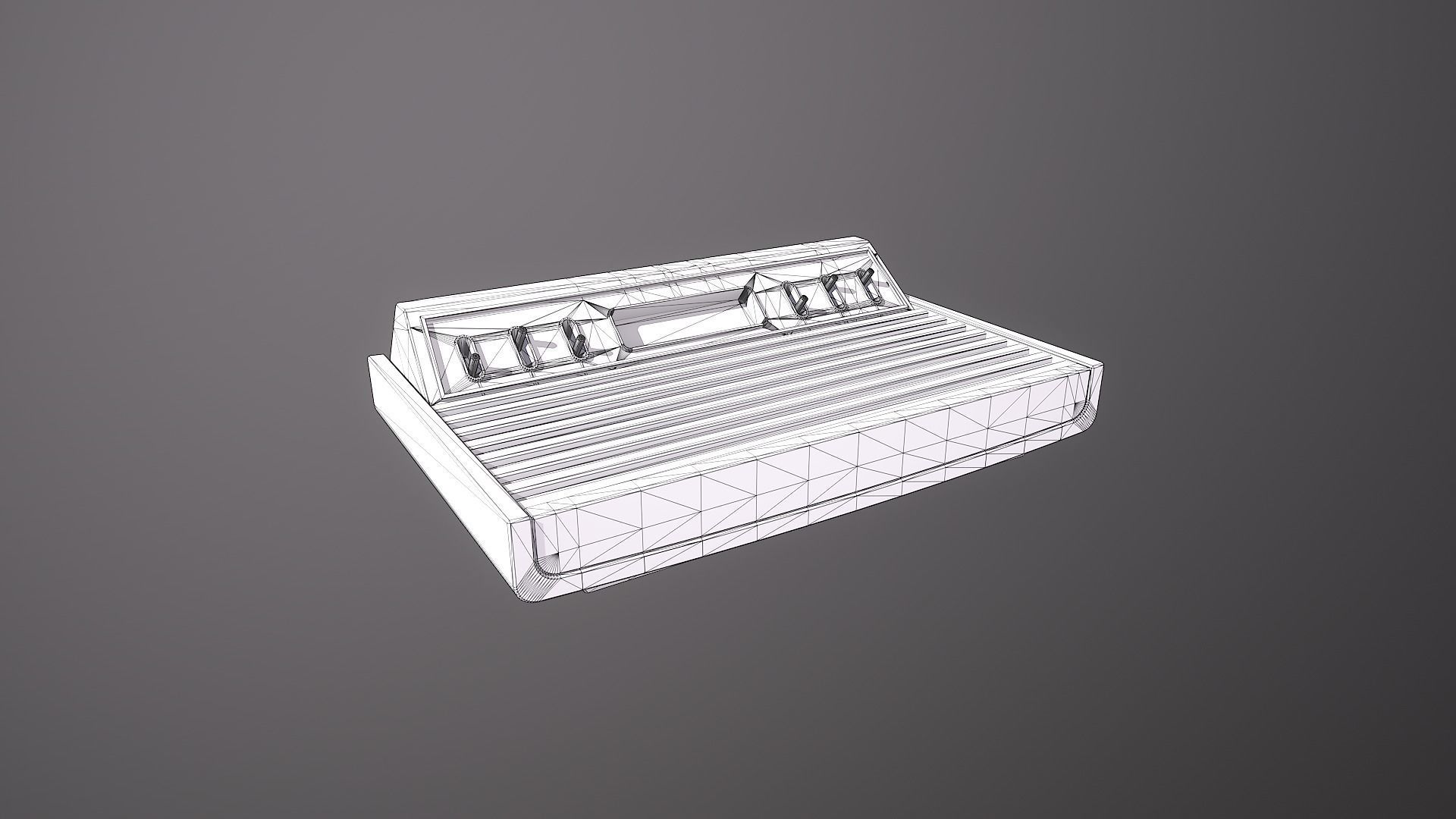 3D model Low Poly 70s Video Game Room VR / AR / low-poly | CGTrader